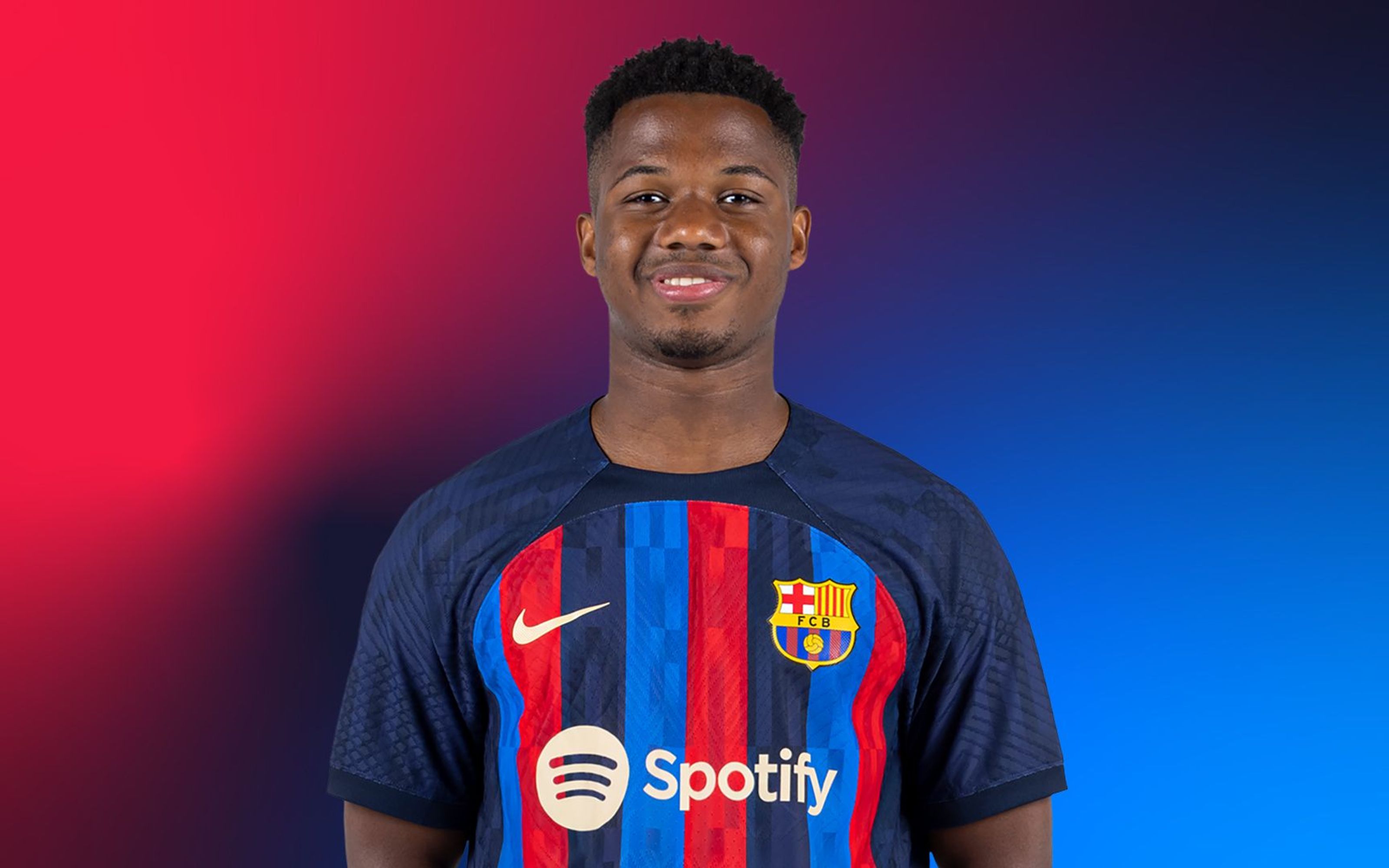 Ansu Fati with the first team, in pictures