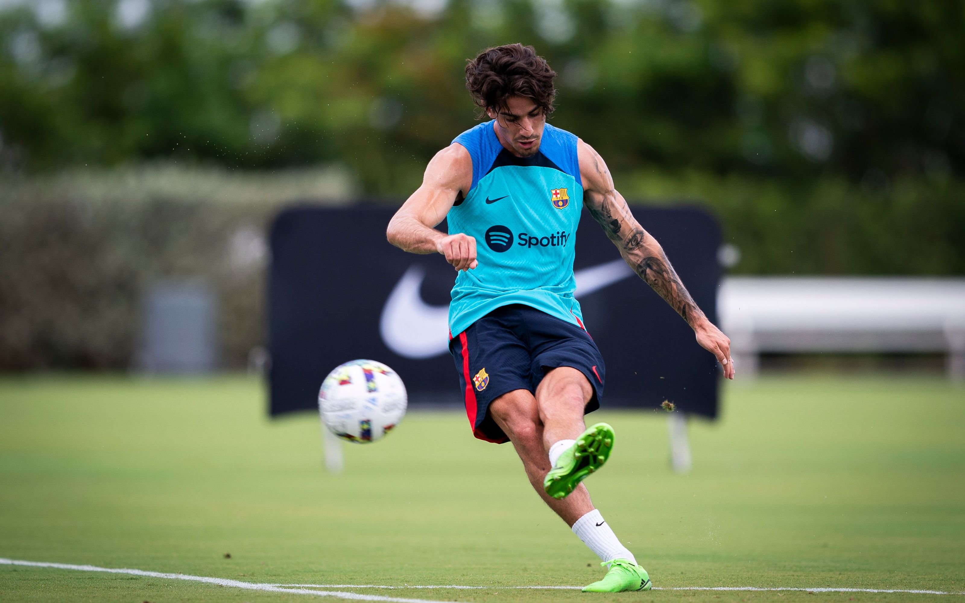 The first training session in Miami in photos