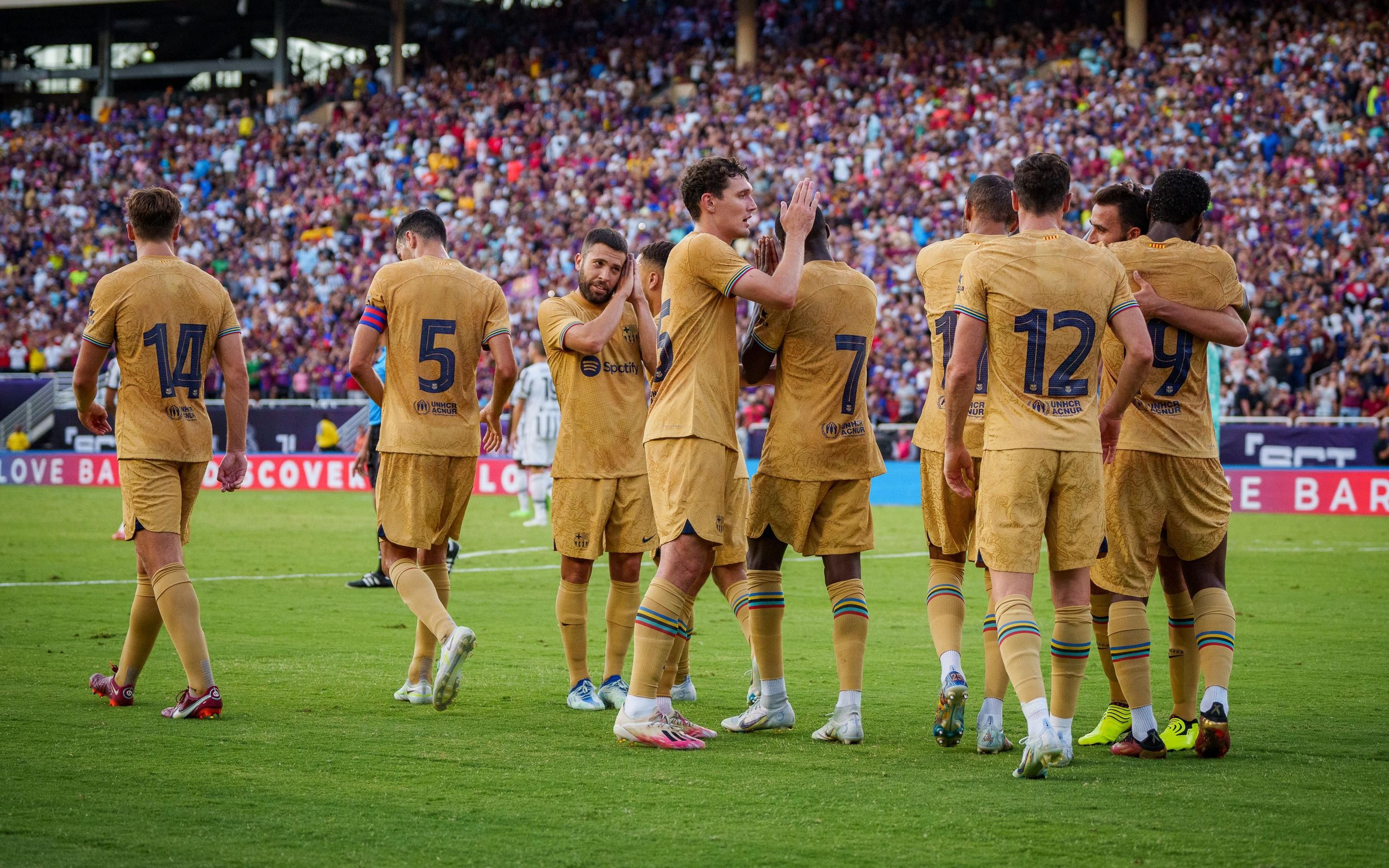 The photos from Barça v Juventus in Dallas