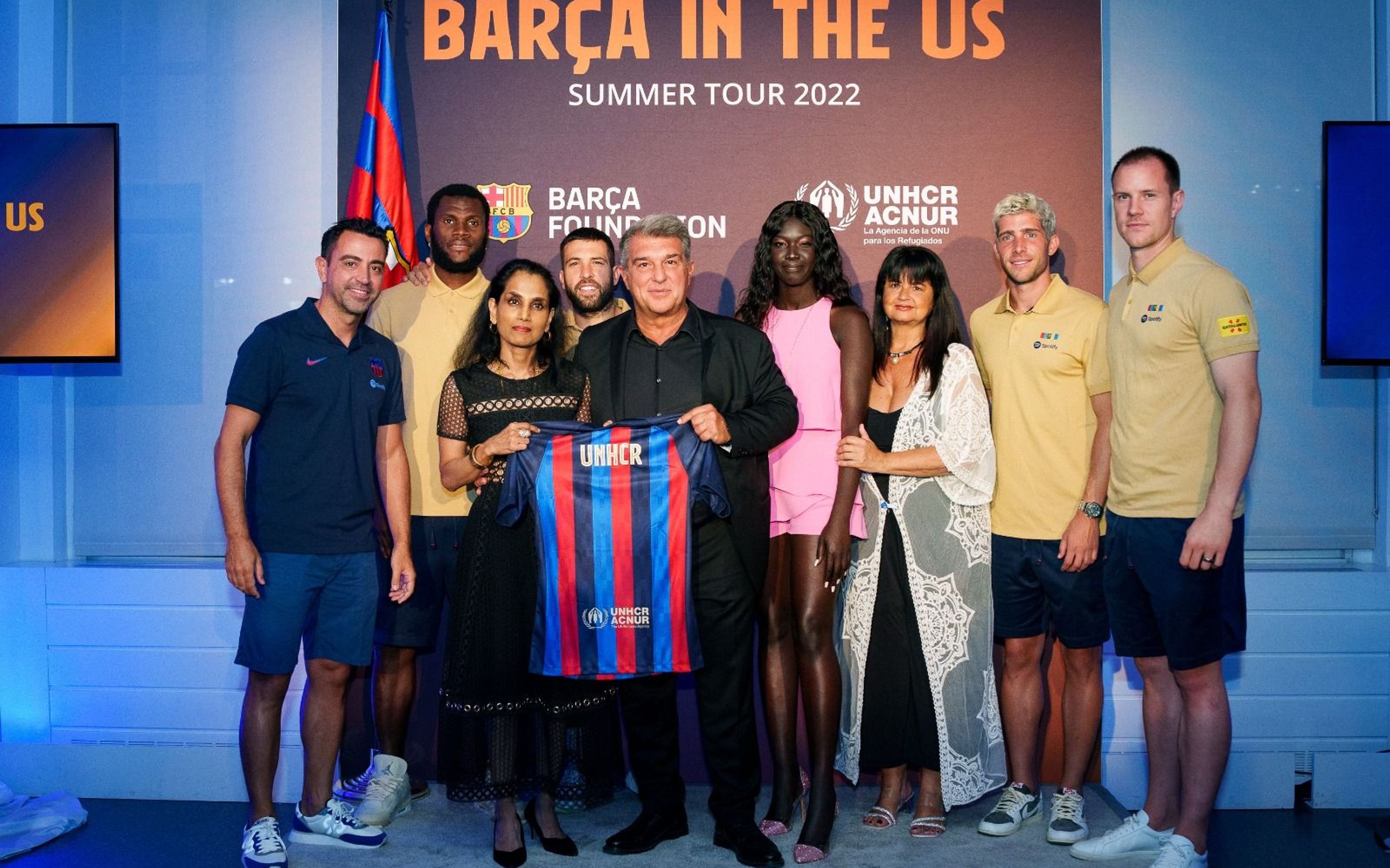 Barça and Foundation announce partnership with UNHCR/ACNUR