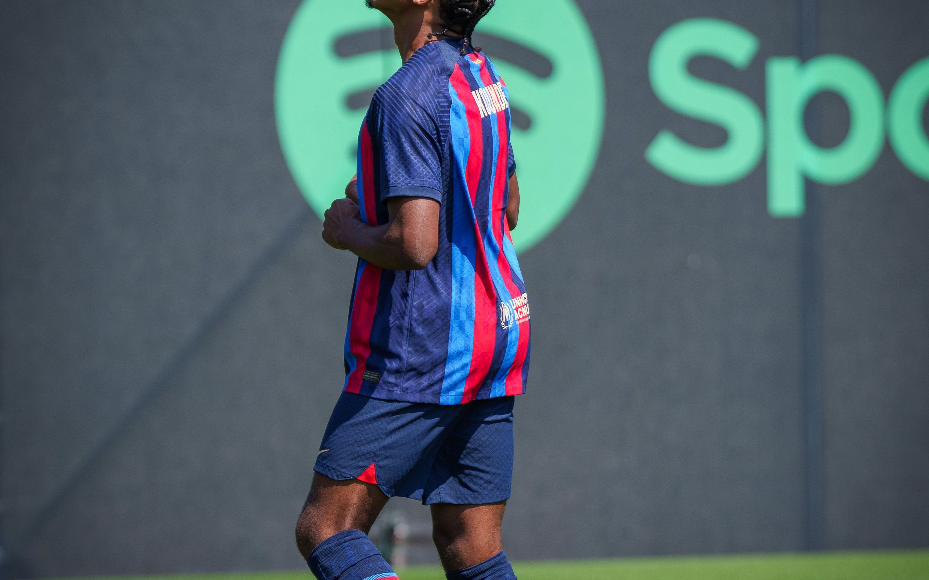 La presentación de Kounde, en imágenes