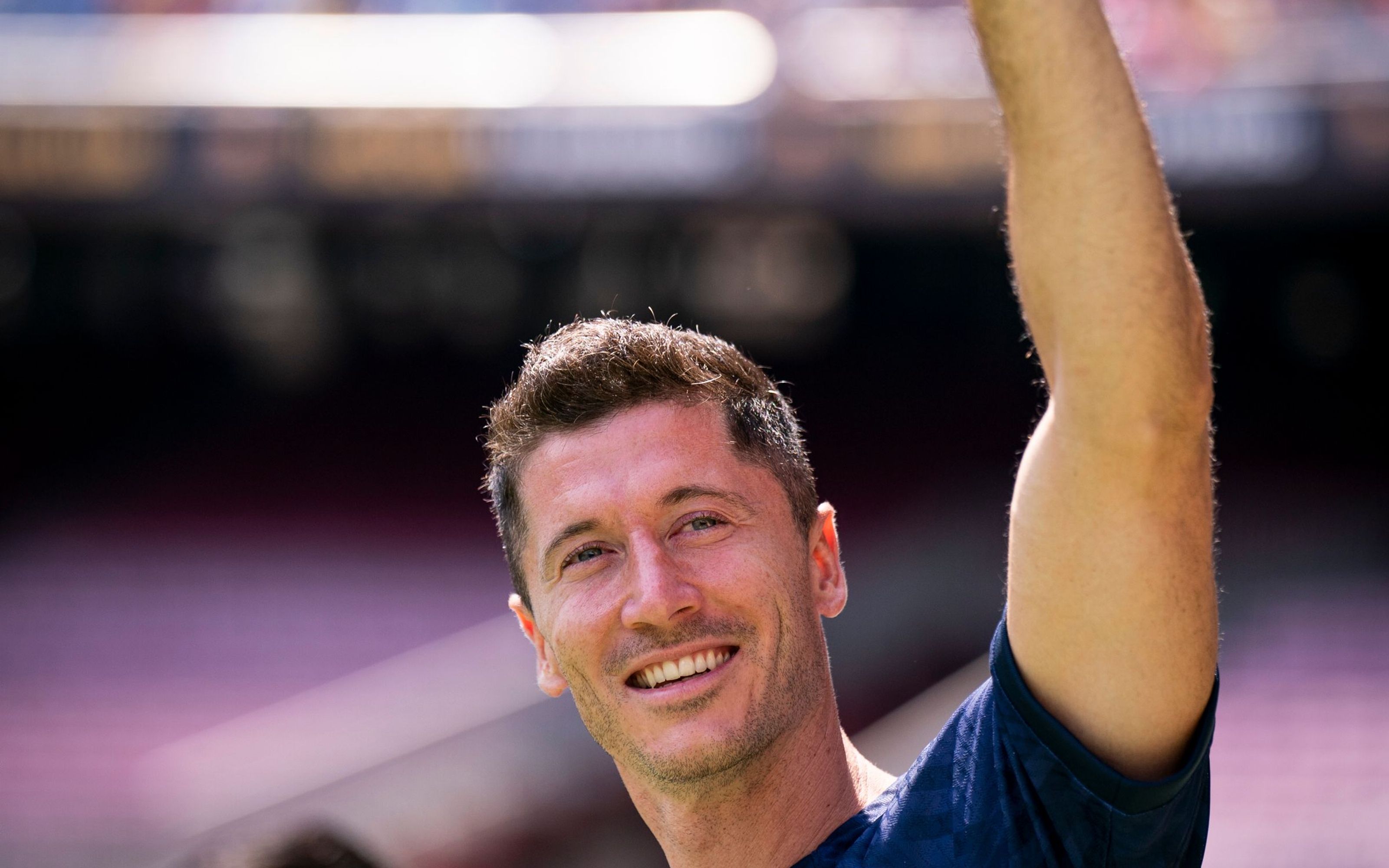 Lewandowski's presentation in photos
