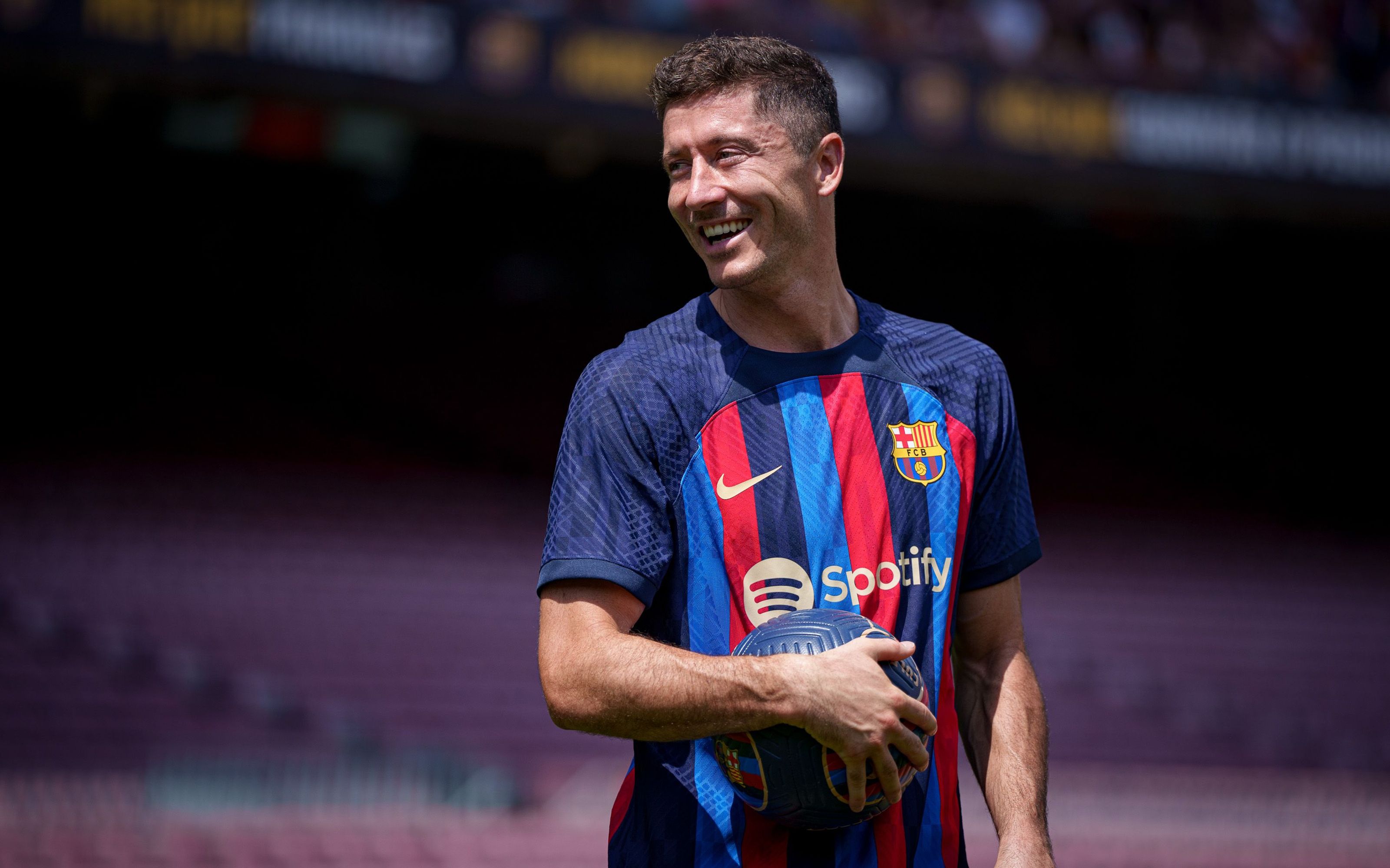 Lewandowski's presentation in photos