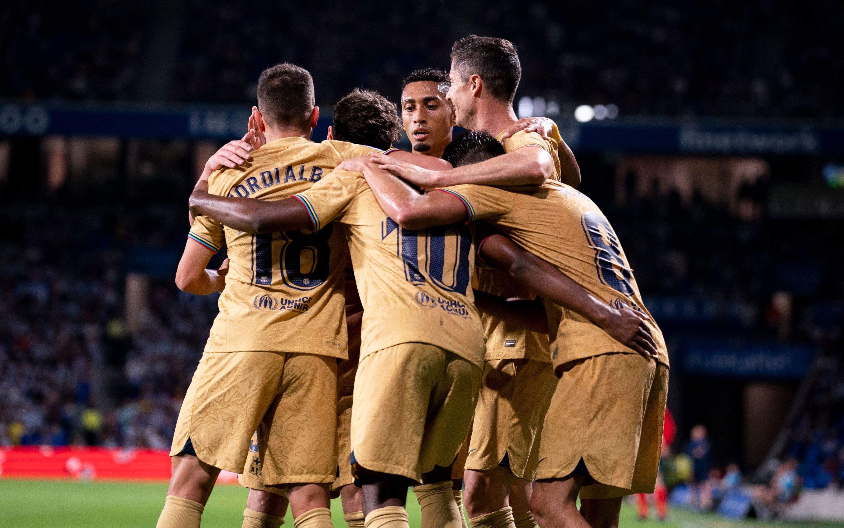 The win at Real Sociedad in photos