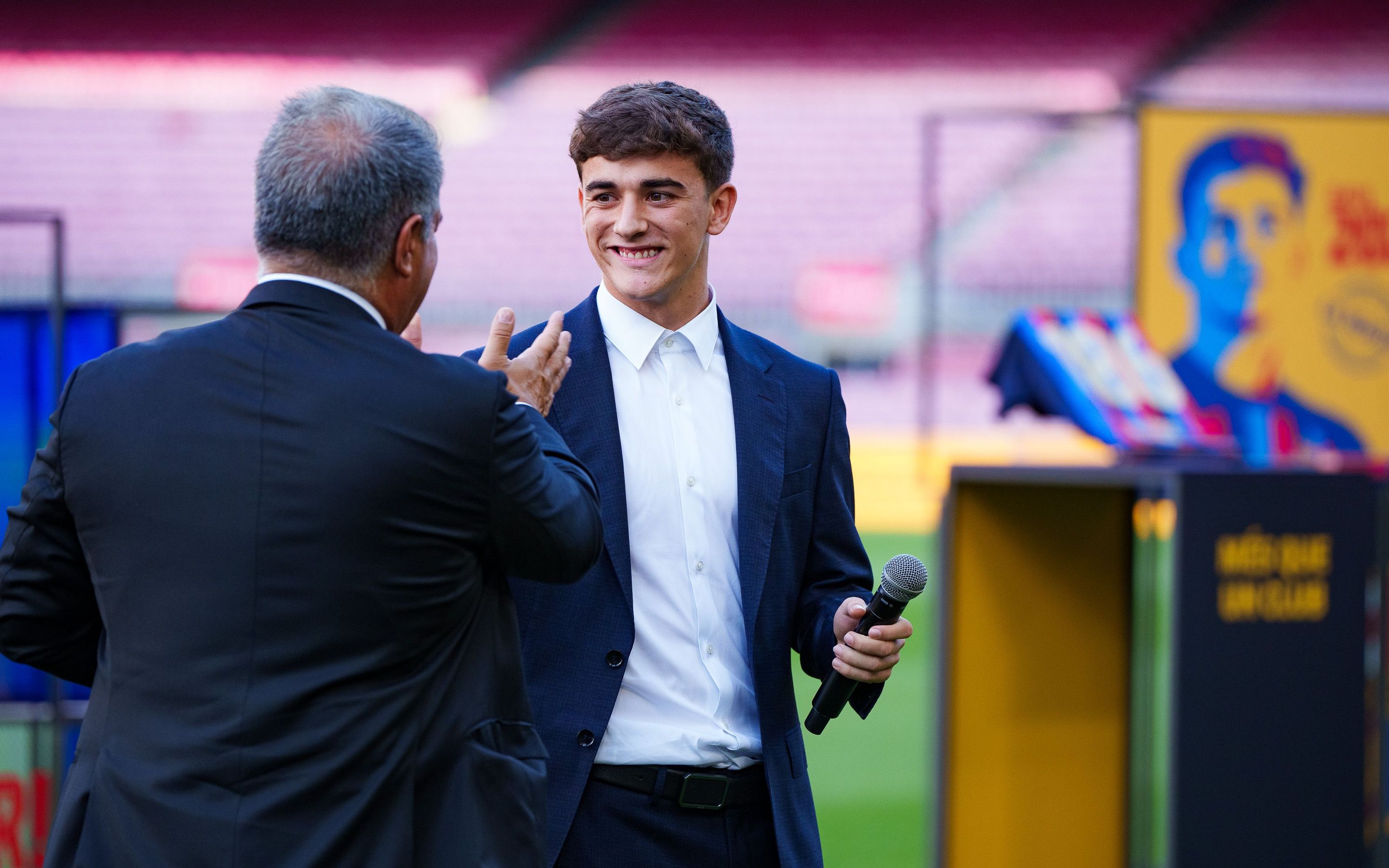 Gavi's contract renewal event in photos