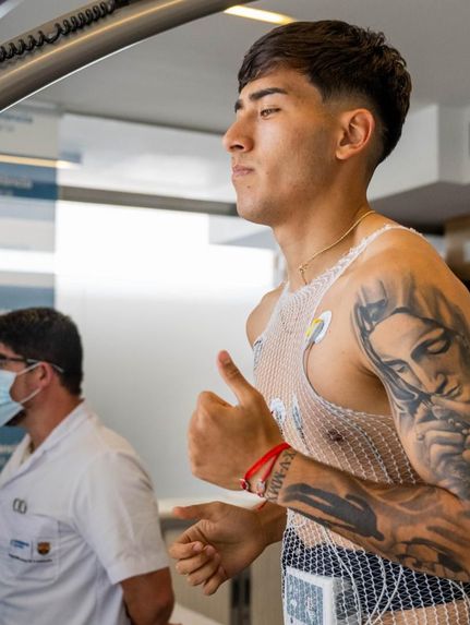 El primer día de Román Vega como blaugrana (22-09-22)