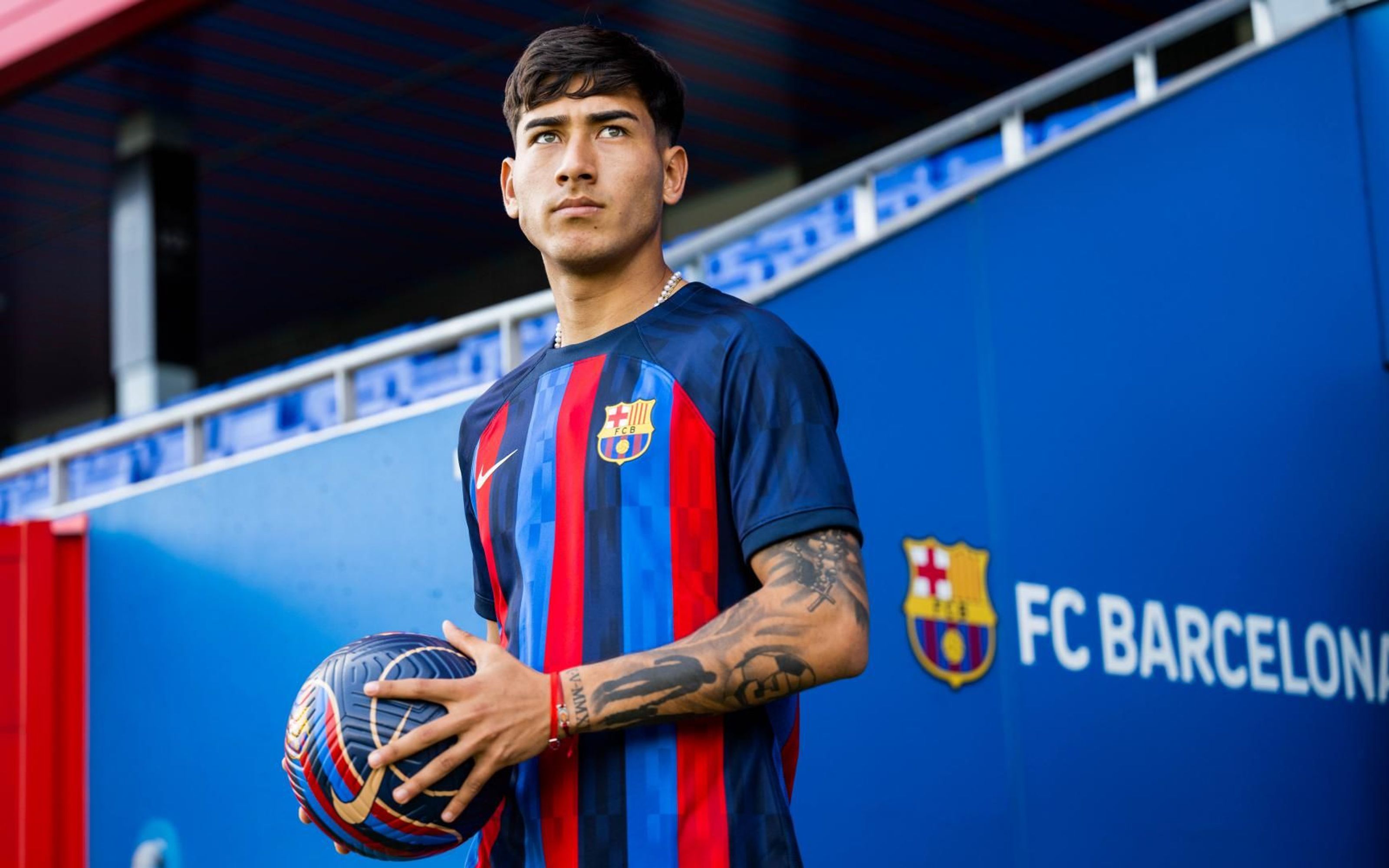 El primer día de Román Vega como blaugrana (22-09-22)