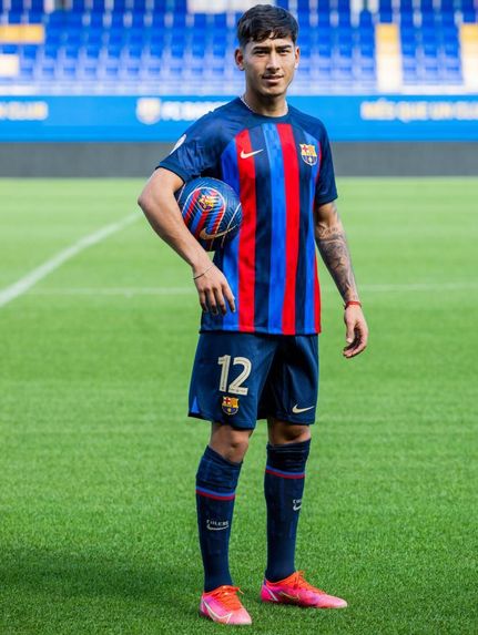 El primer día de Román Vega como blaugrana (22-09-22)