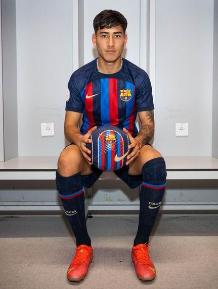 El primer día de Román Vega como blaugrana (22-09-22)