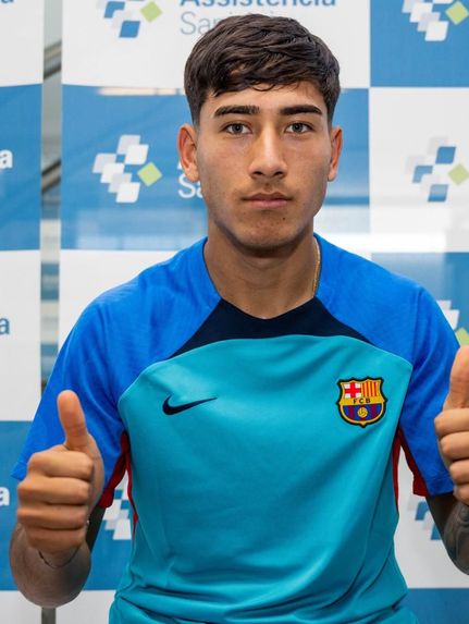 El primer día de Román Vega como blaugrana (22-09-22)