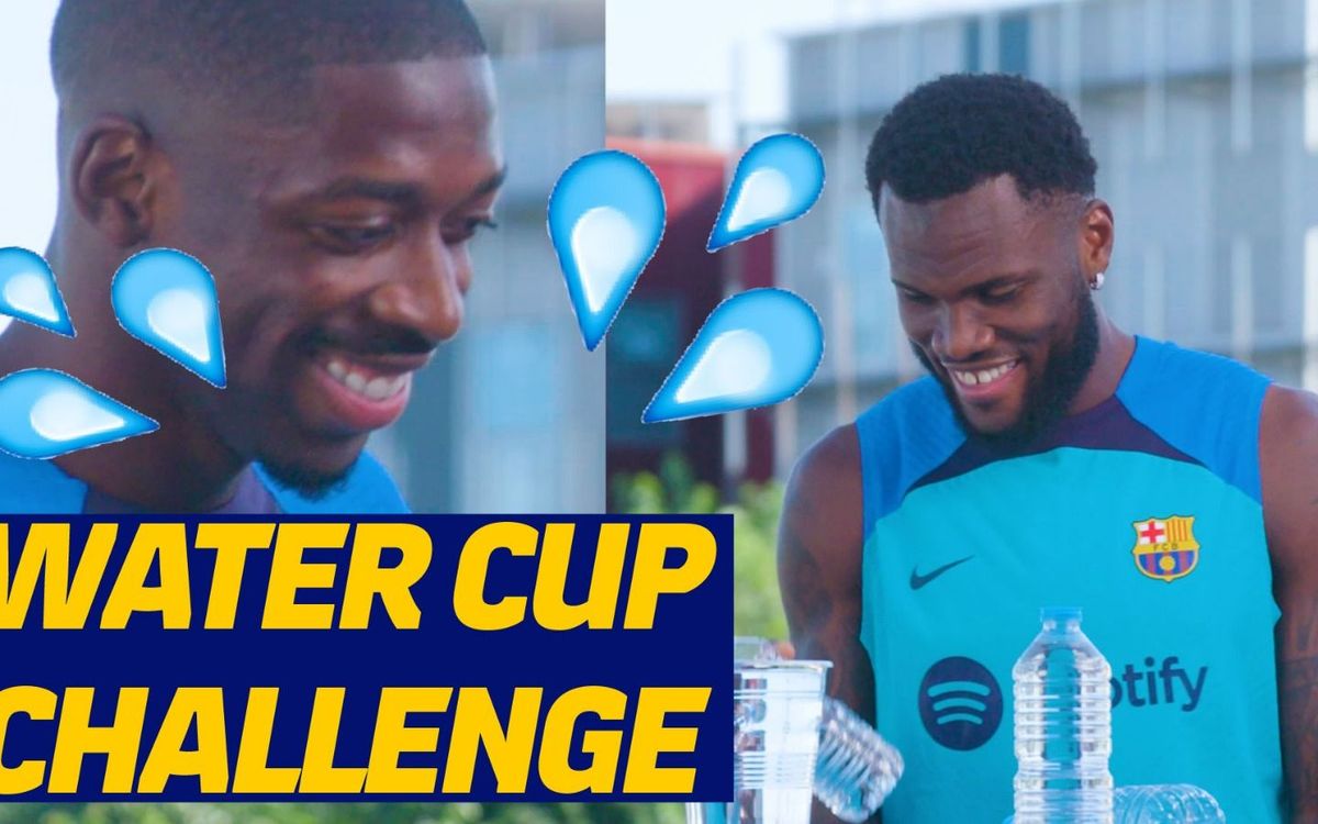 Dembélé VS Kessie : Qui remportera le 'Water Cup Challenge'