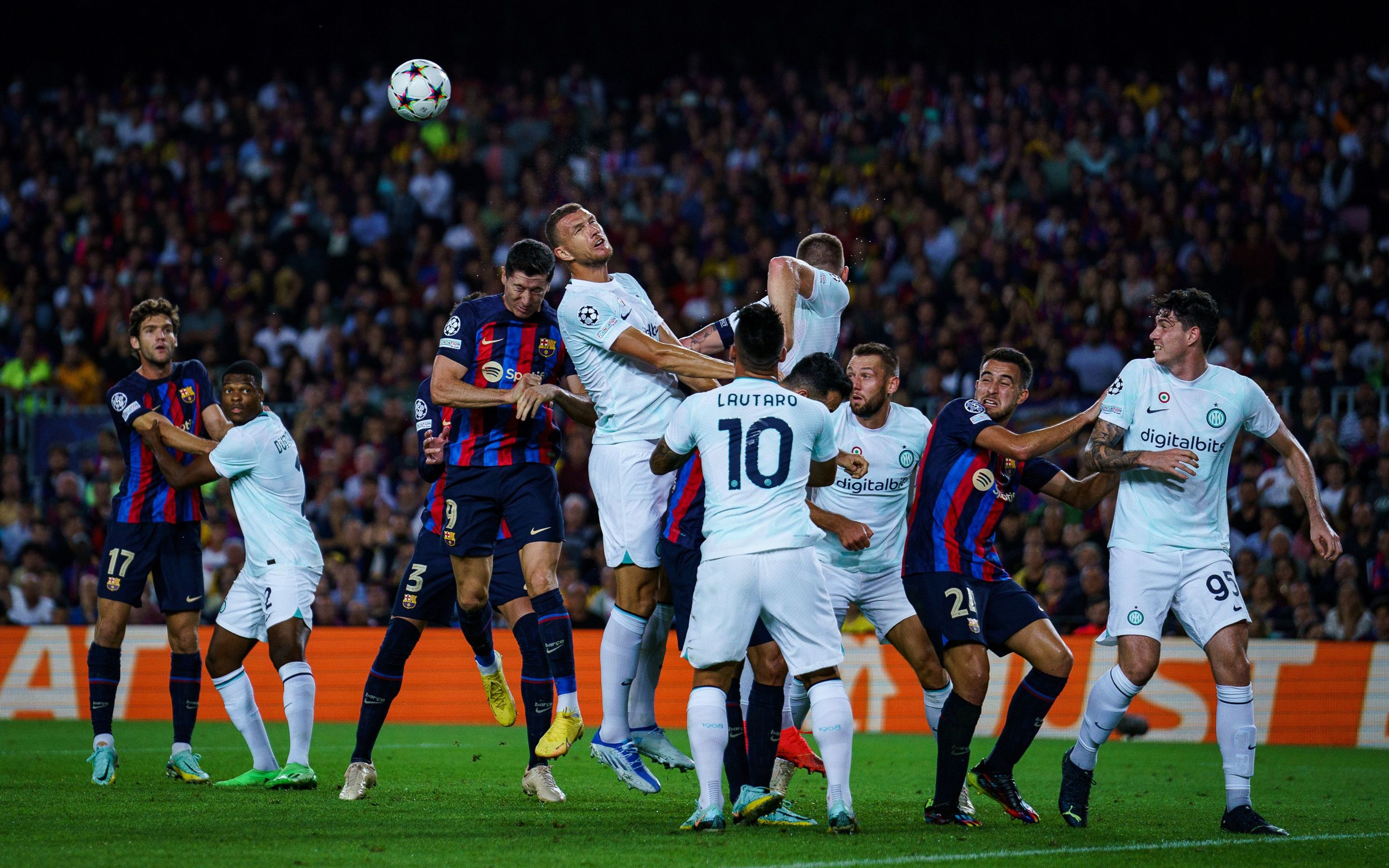 The best photos from the draw against Inter Milan