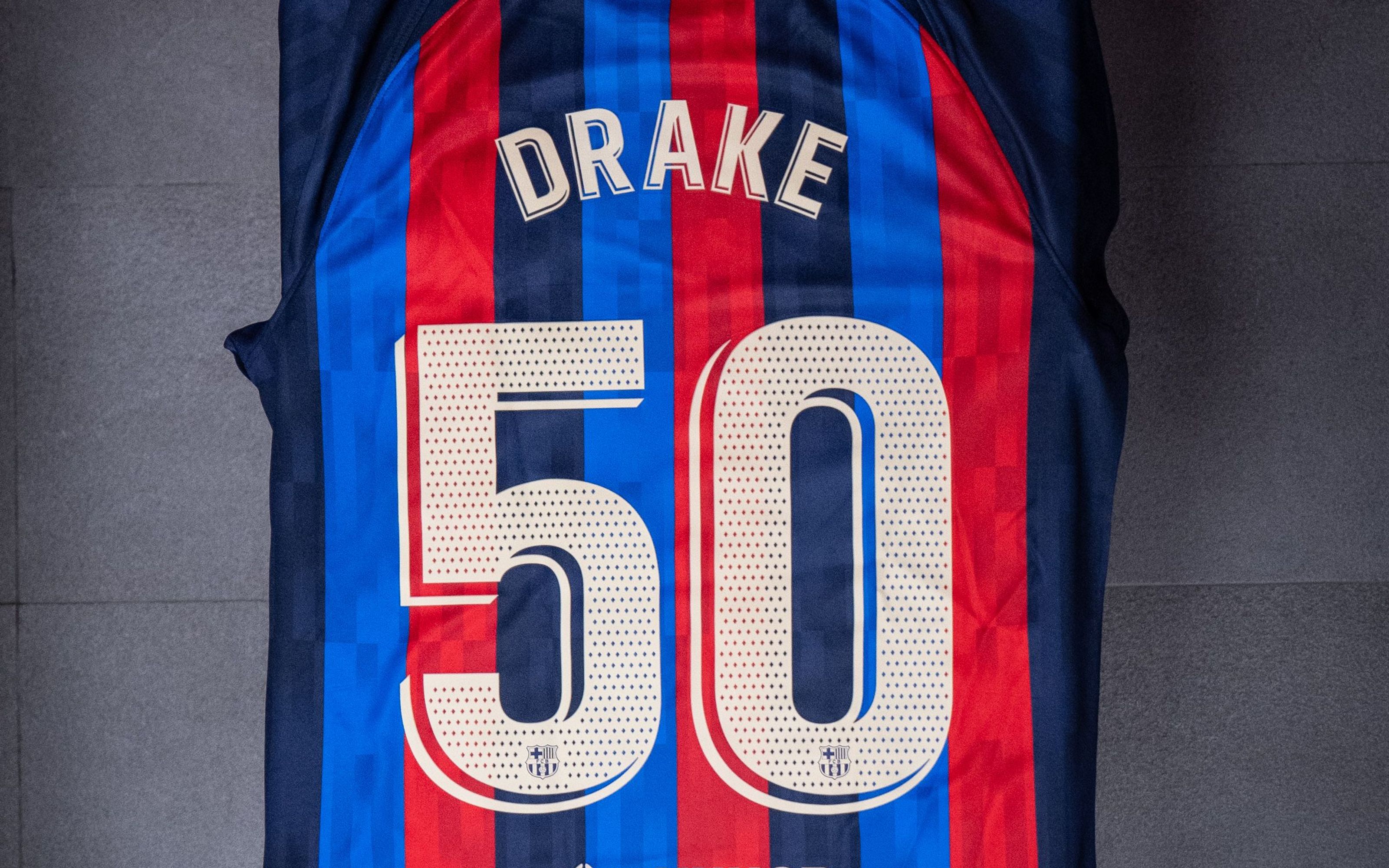Barça to wear the logo of the singer, Drake, against Real Madrid