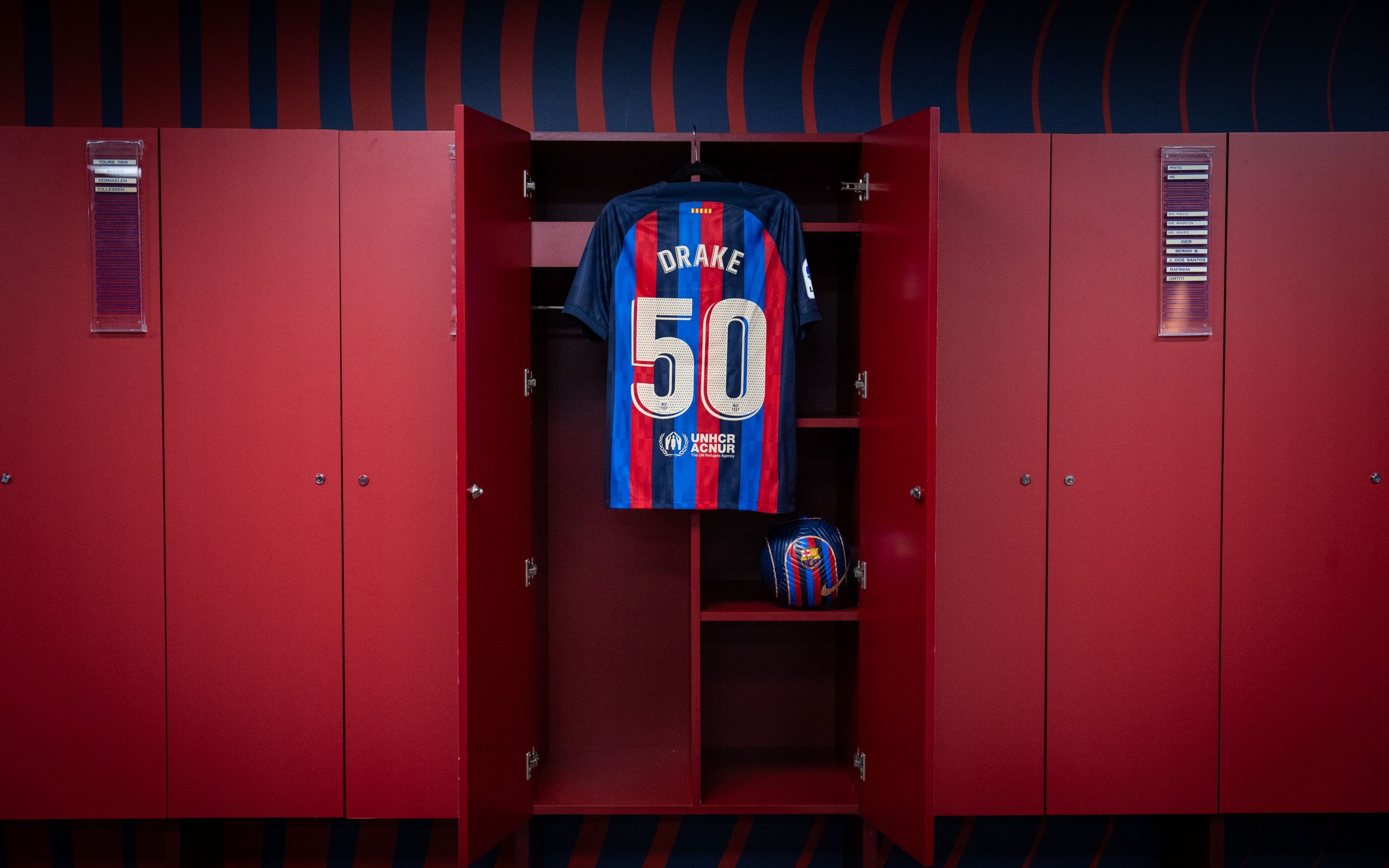 Barça to wear the logo of the singer, Drake, against Real Madrid