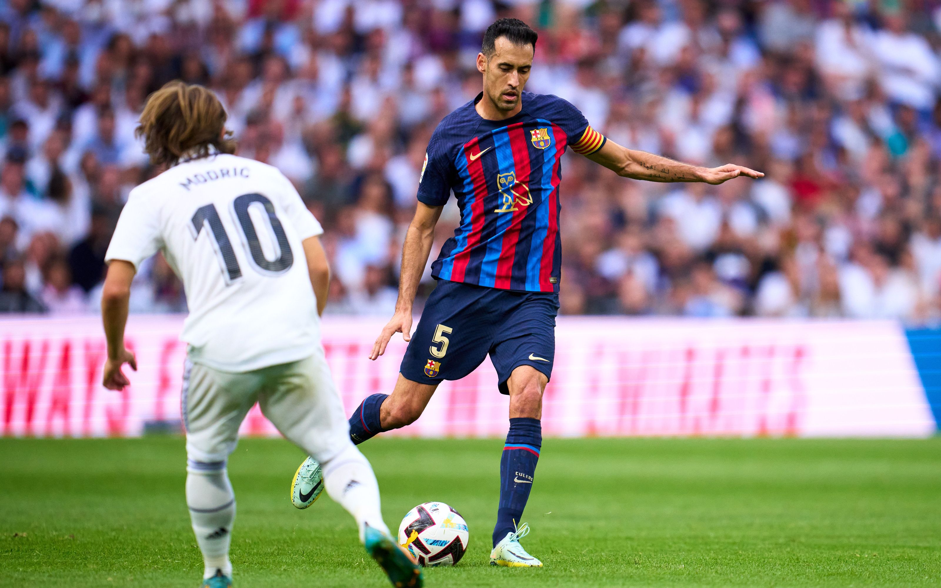 The Clásico in the Bernabéu in photos