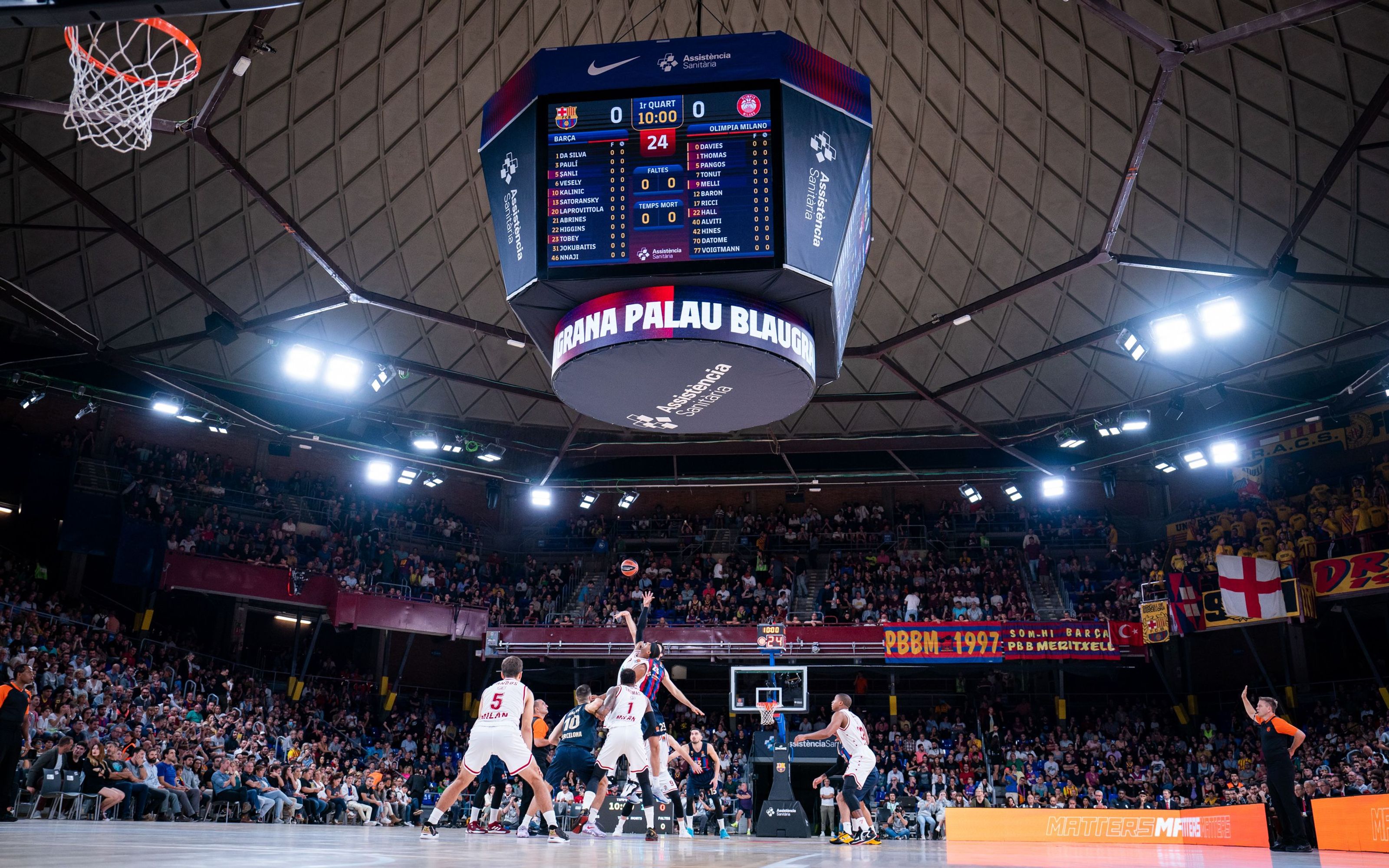 Barça - Milan (74-56)