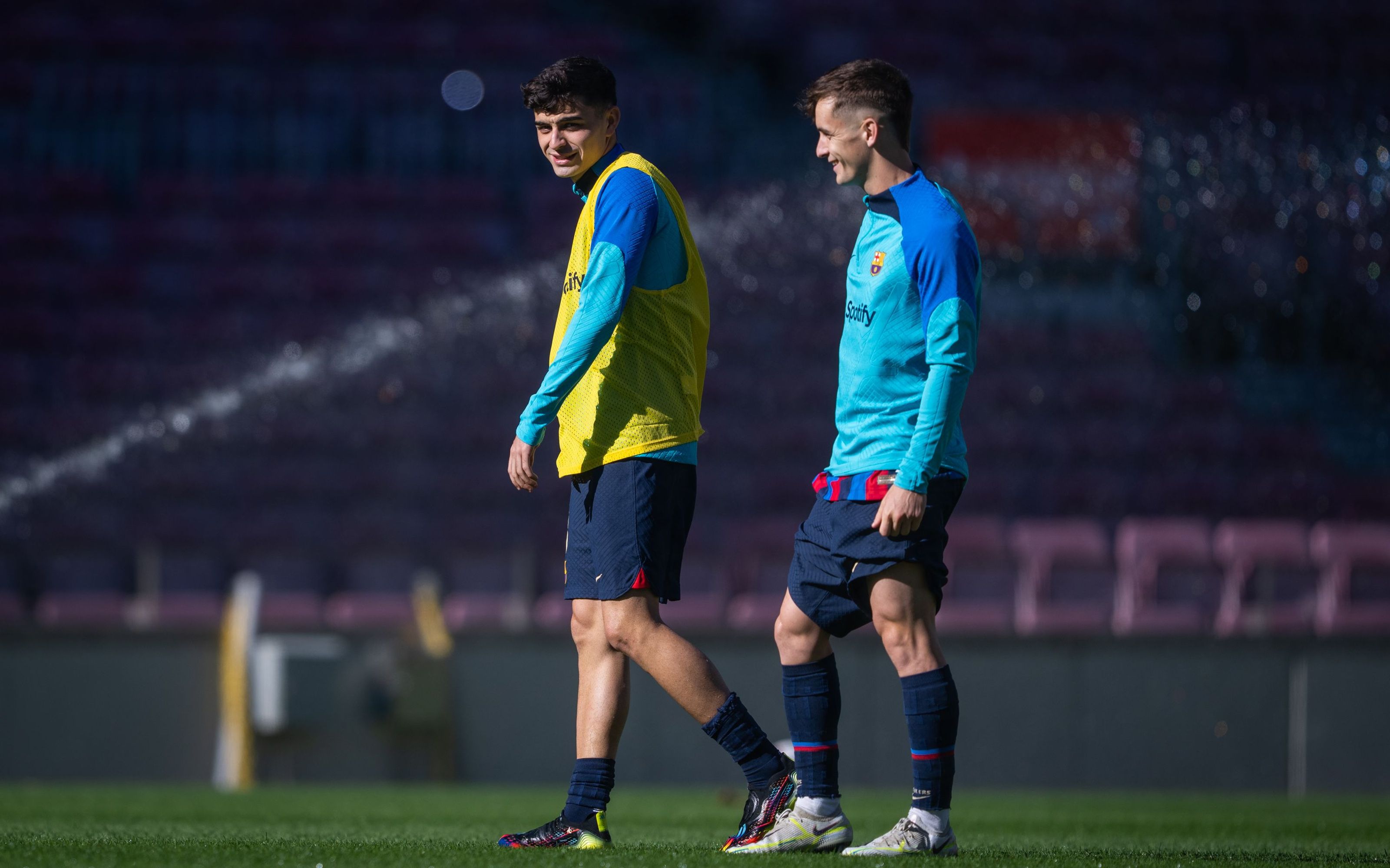 Friday training at Spotify Camp Nou