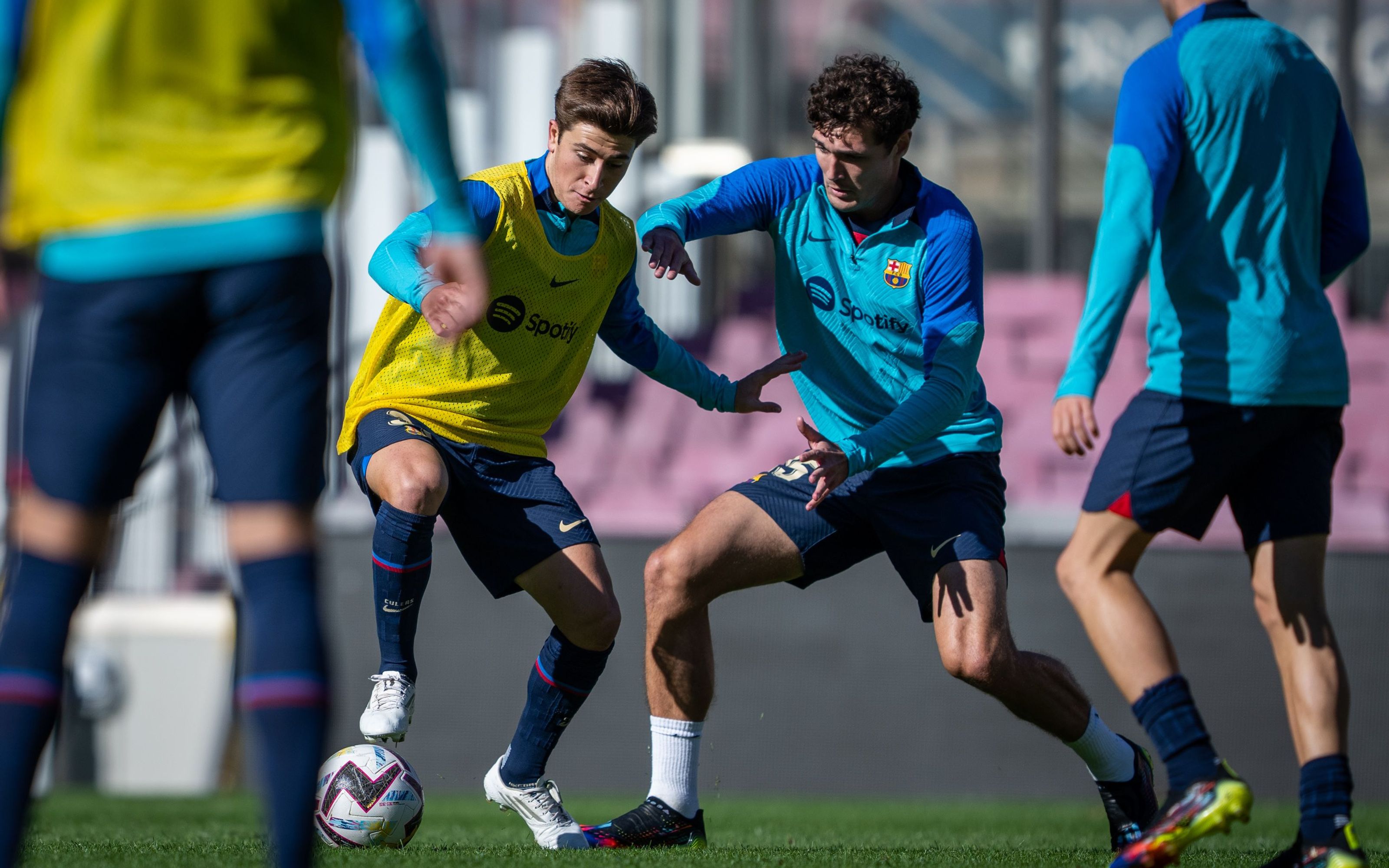 Friday training at Spotify Camp Nou