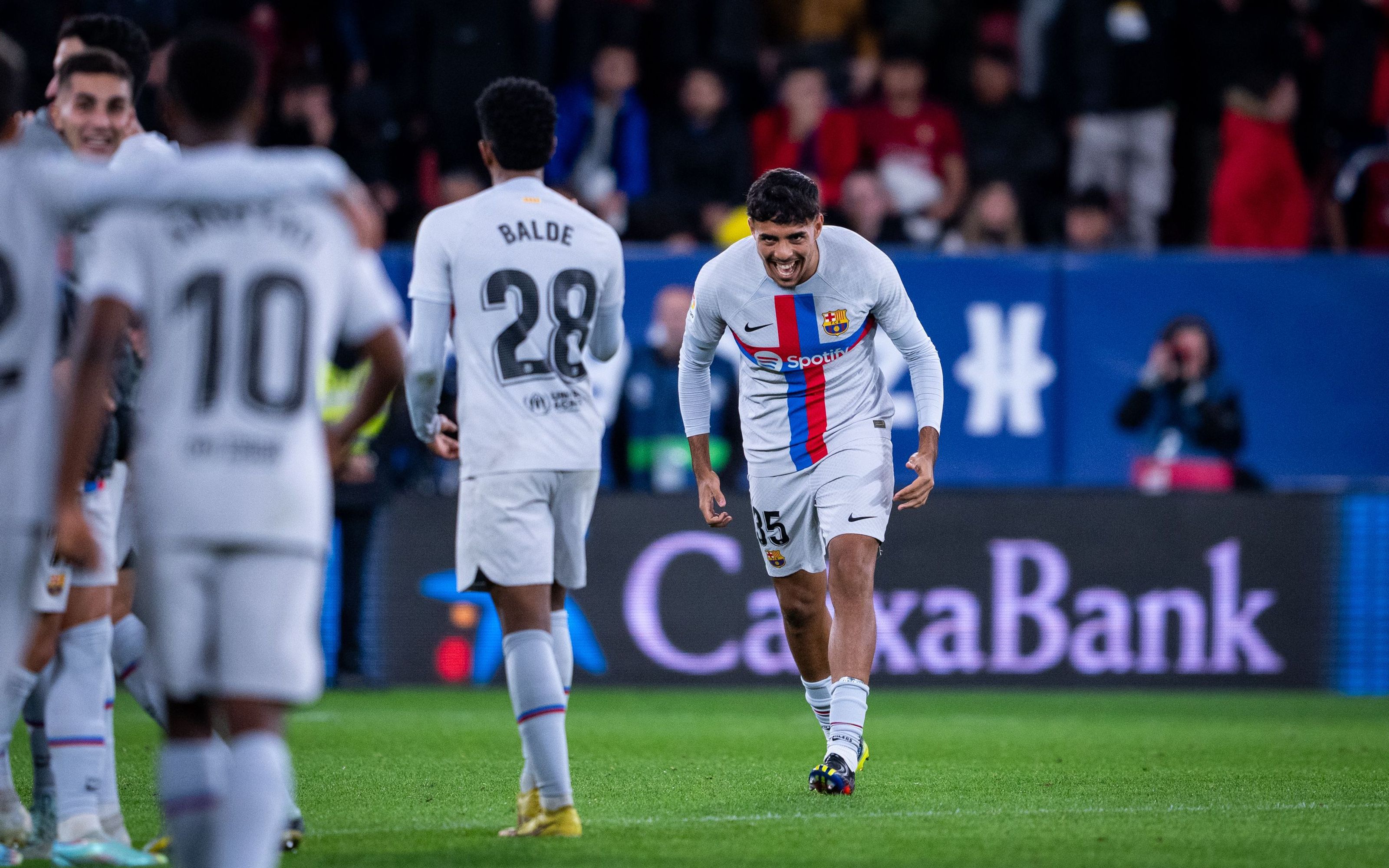 The win at Osasuna in photos