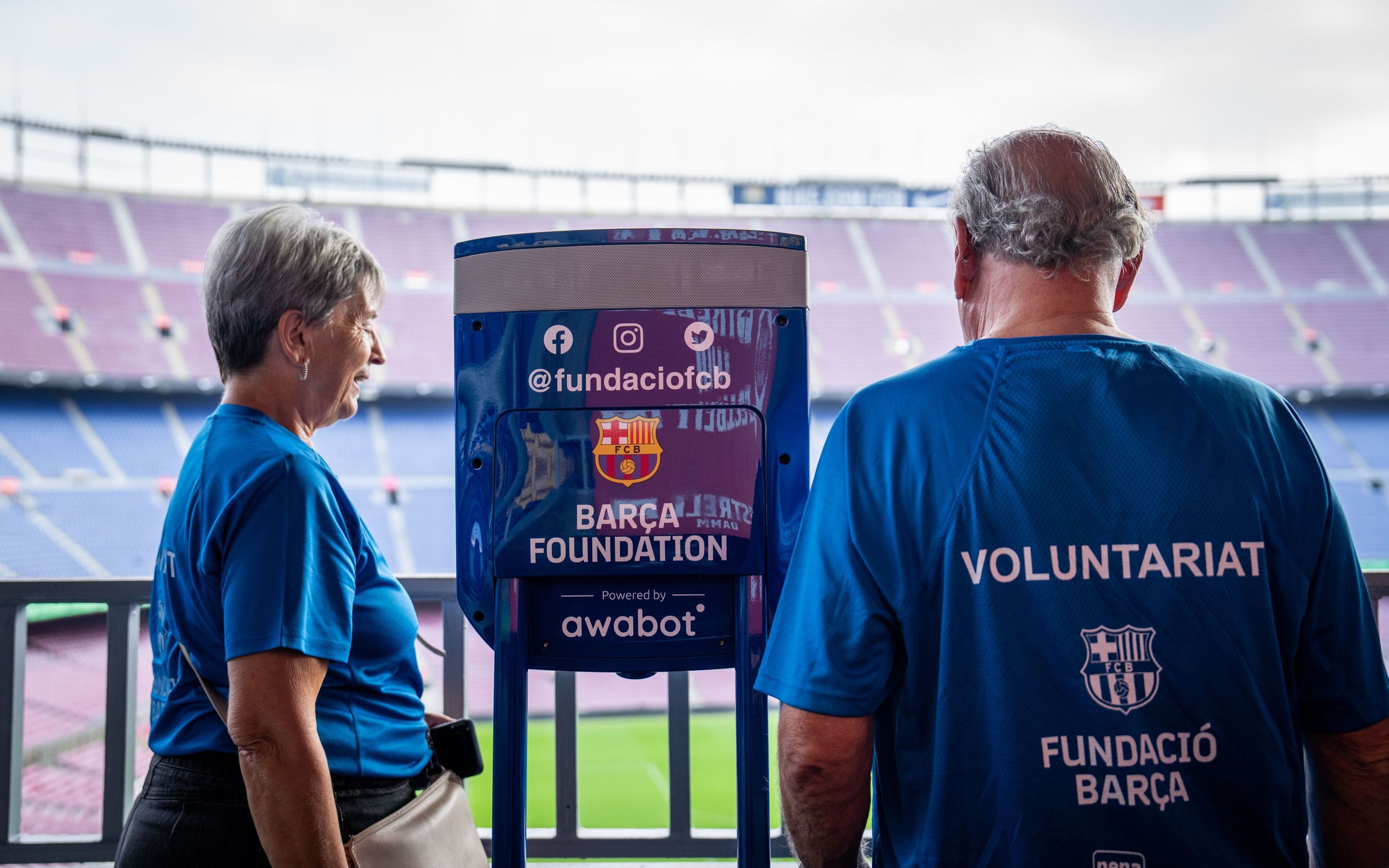 Joyce, the new FC Barcelona Foundation robot