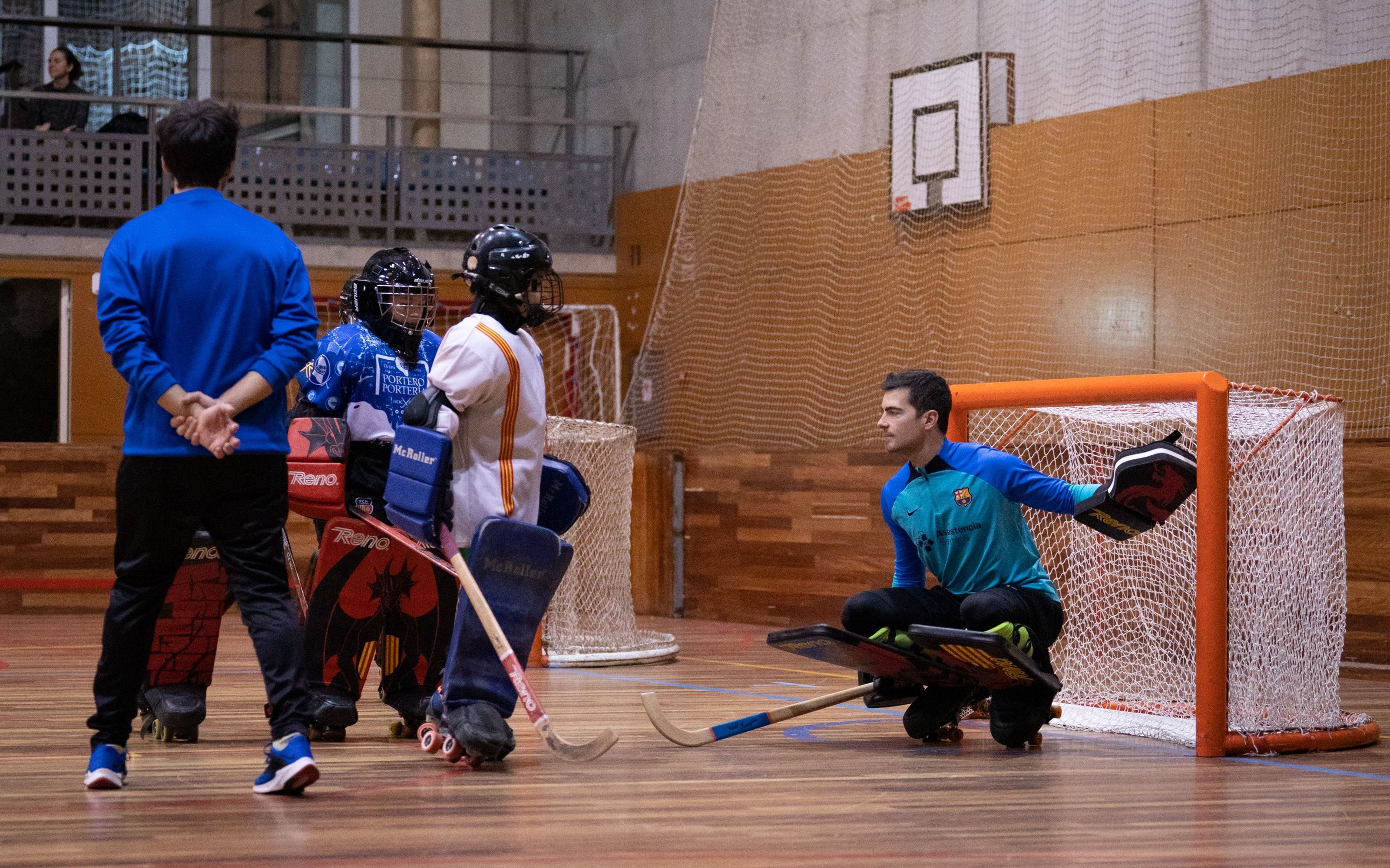 Entrenamiento de Carles y Marc Grau con el Martinenc