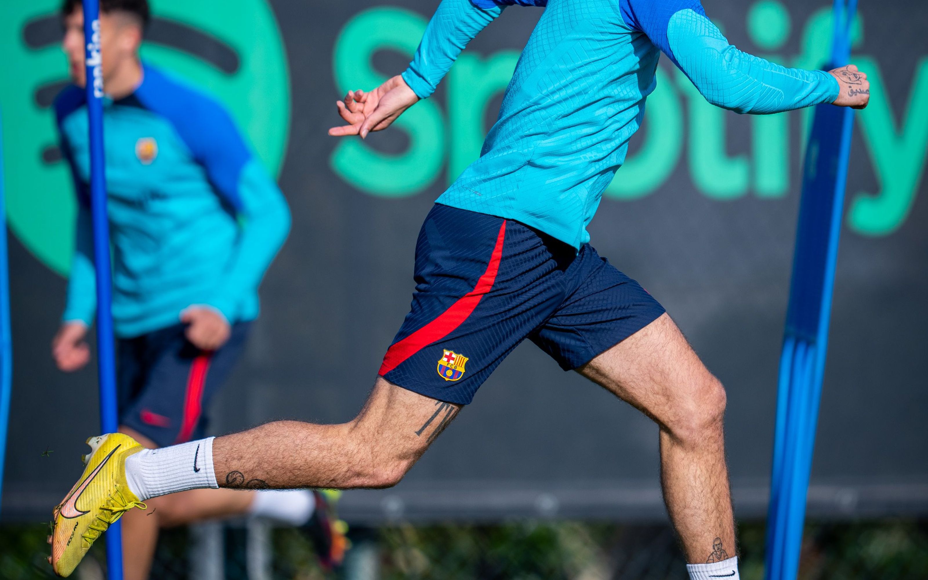 Friday training with Lewandowski, Eric, Ansu and Balde