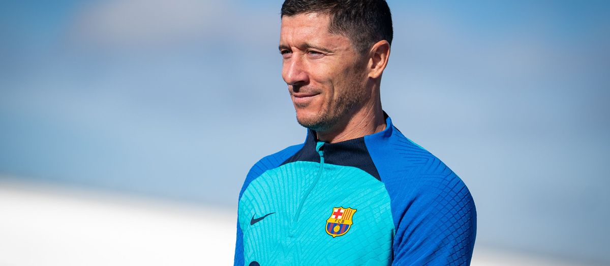 Friday training with Lewandowski, Eric, Ansu and Balde