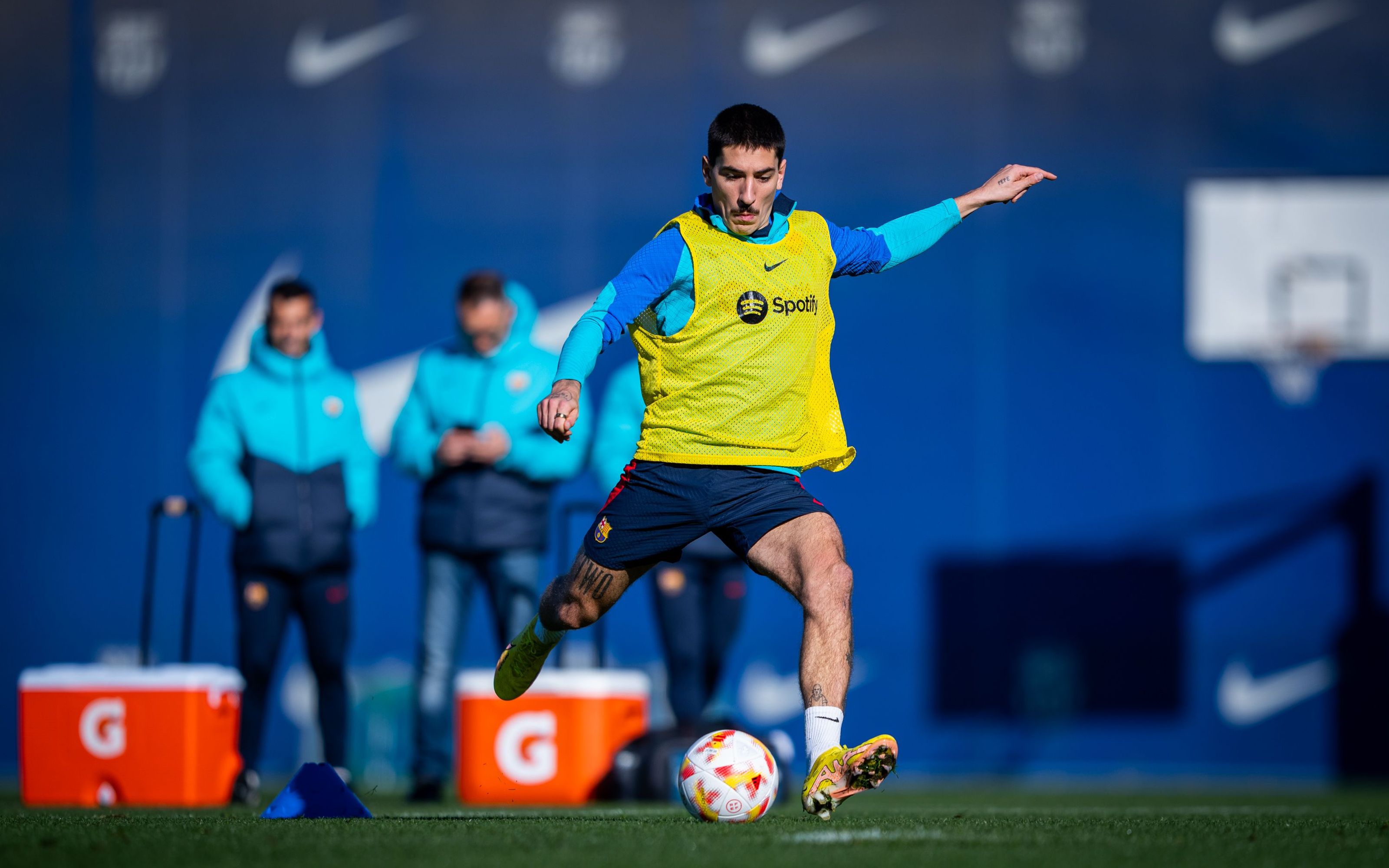 Recovery session after Atlético win