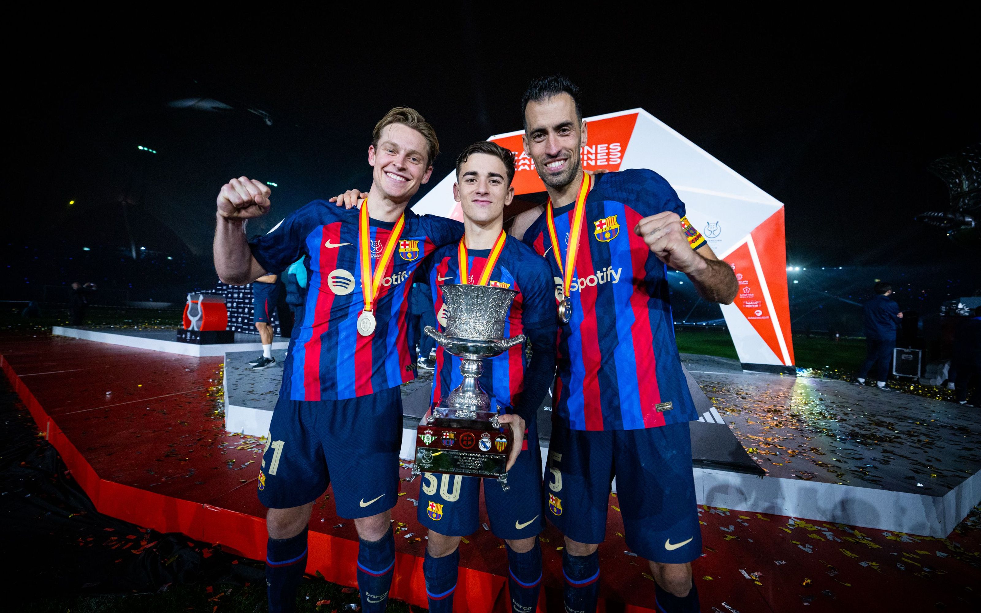 Super Cup celebrations in photos