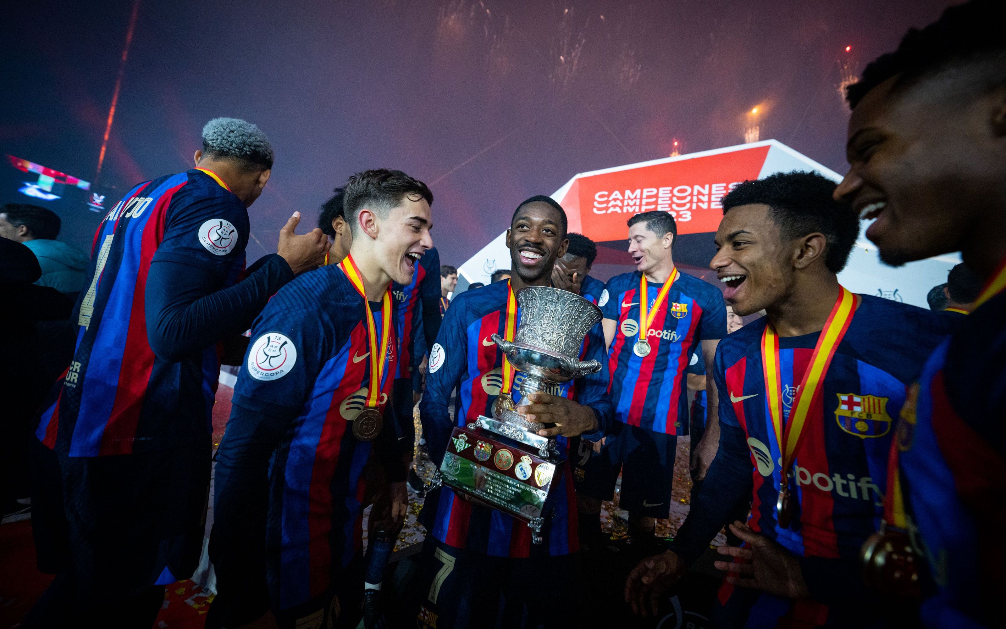 Super Cup celebrations in photos