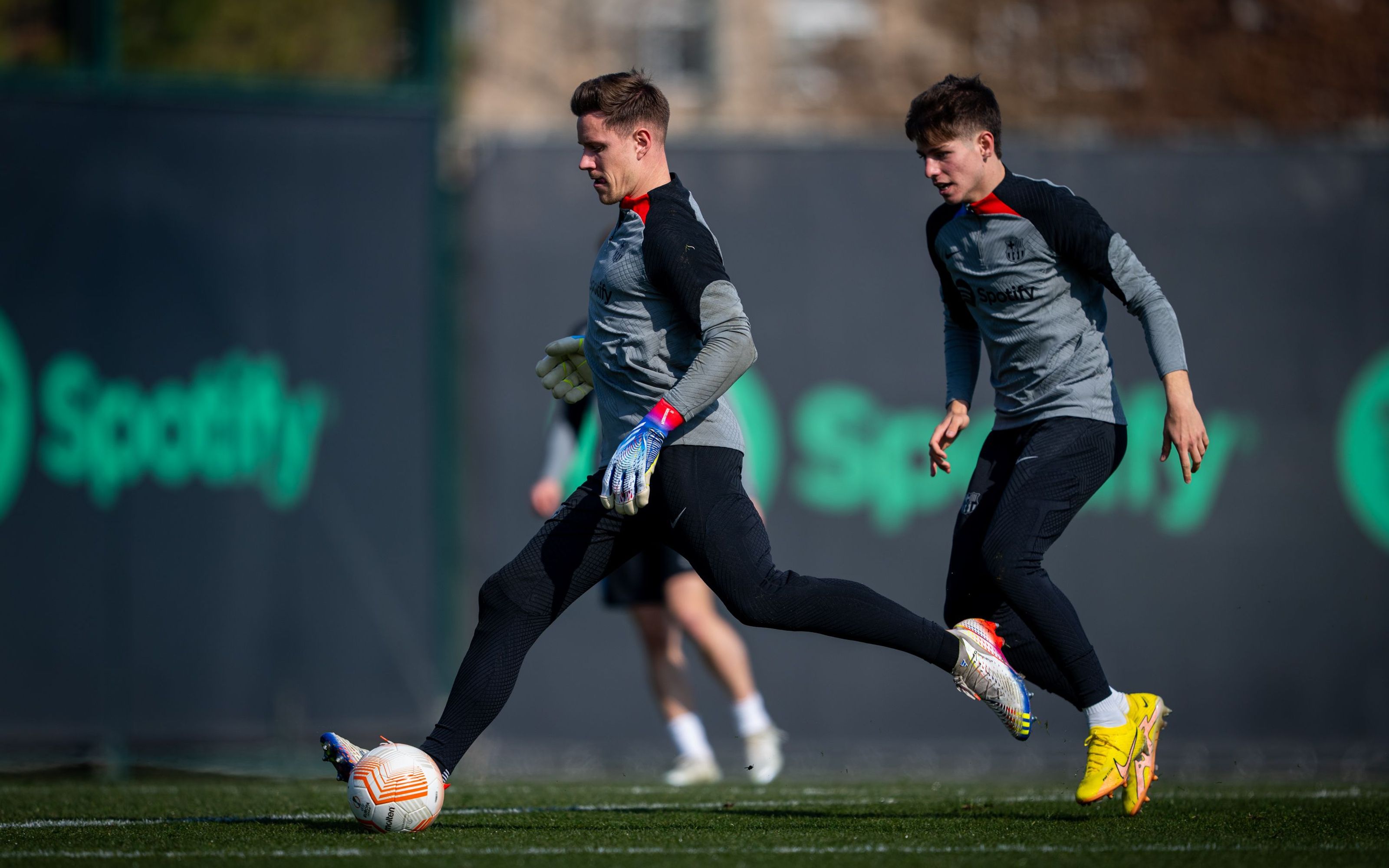 Entrenamiento previo al Barça-Manchester United (15-02-23)