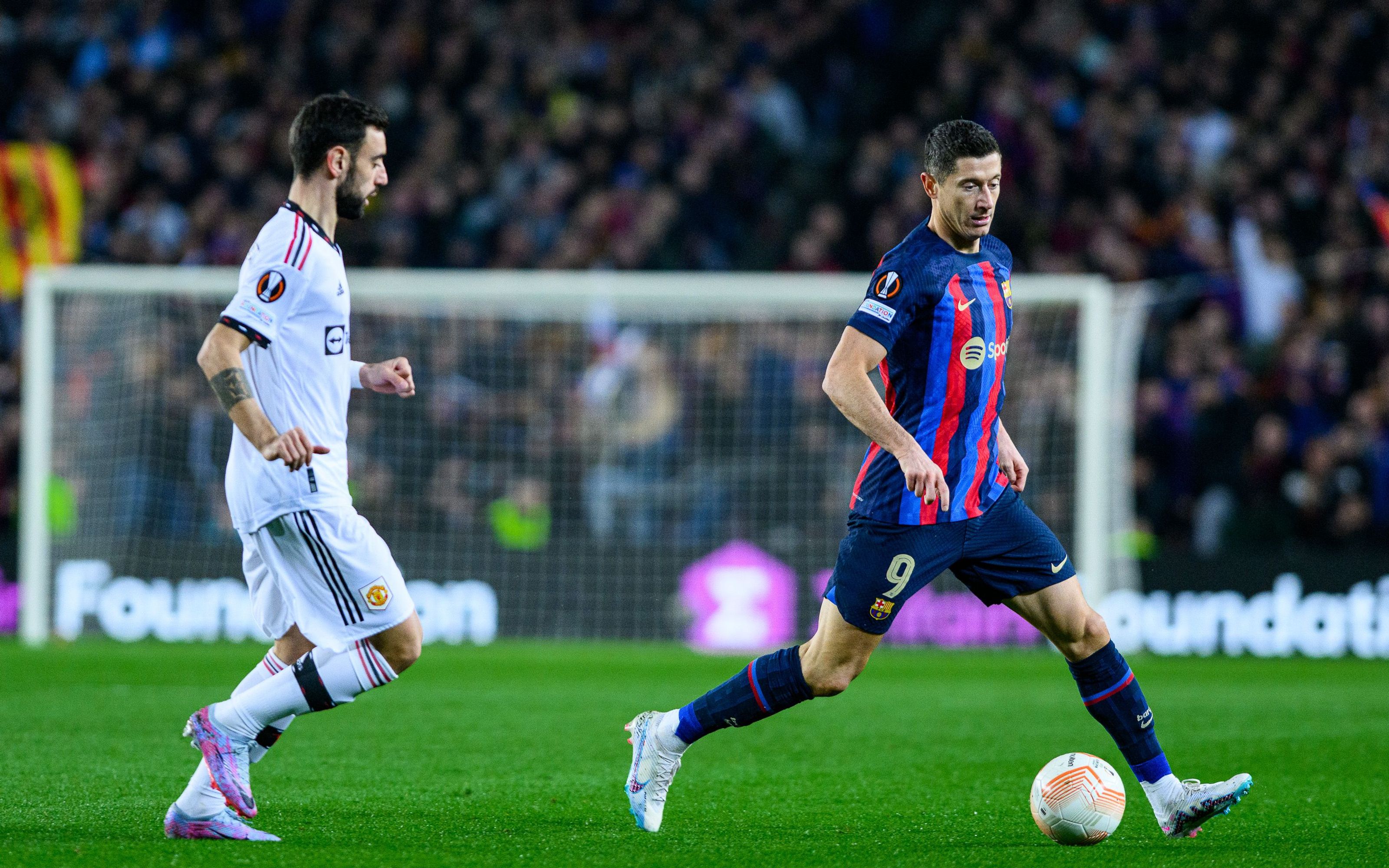Barça v Manchester United in photos