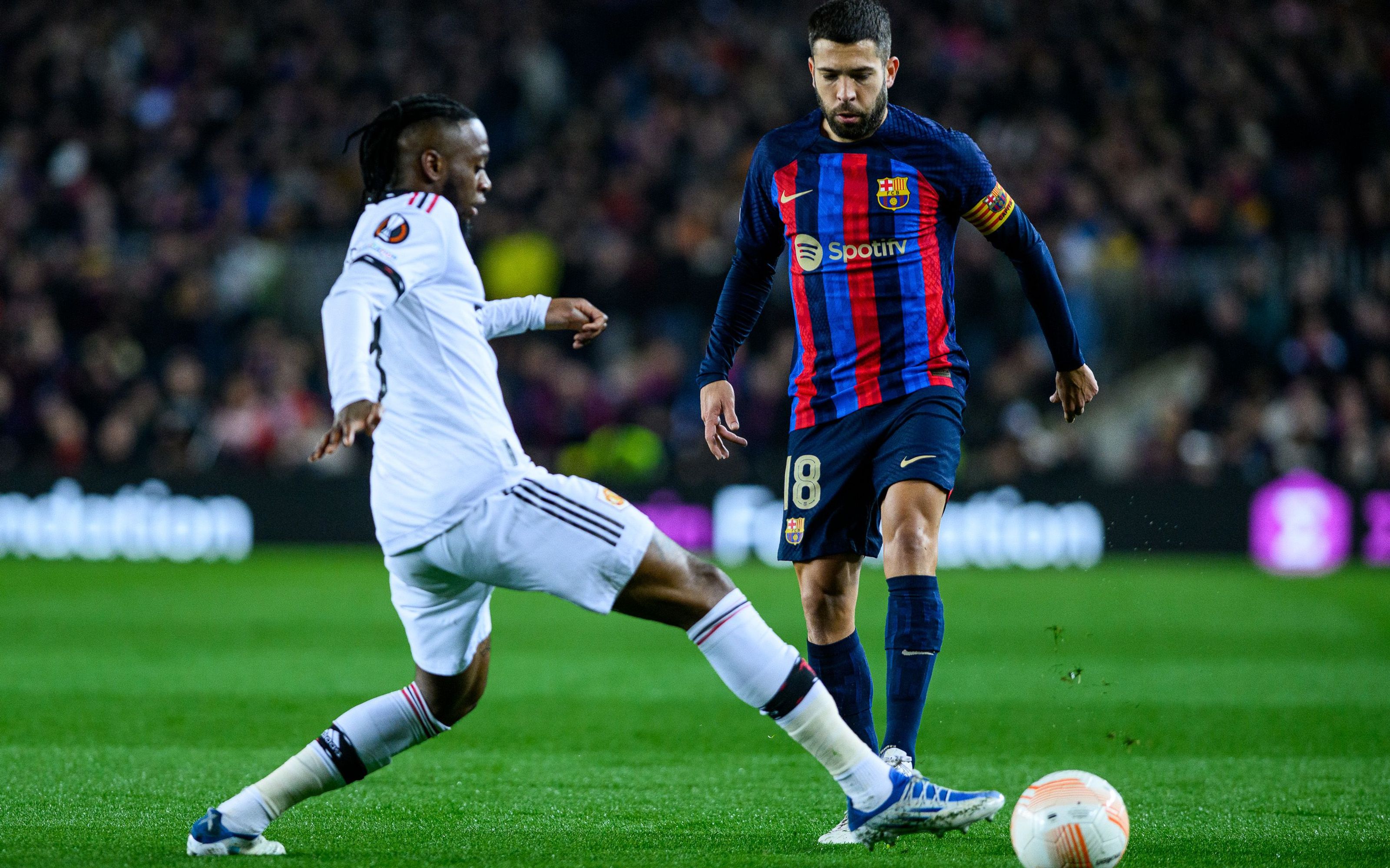 Barça v Manchester United in photos