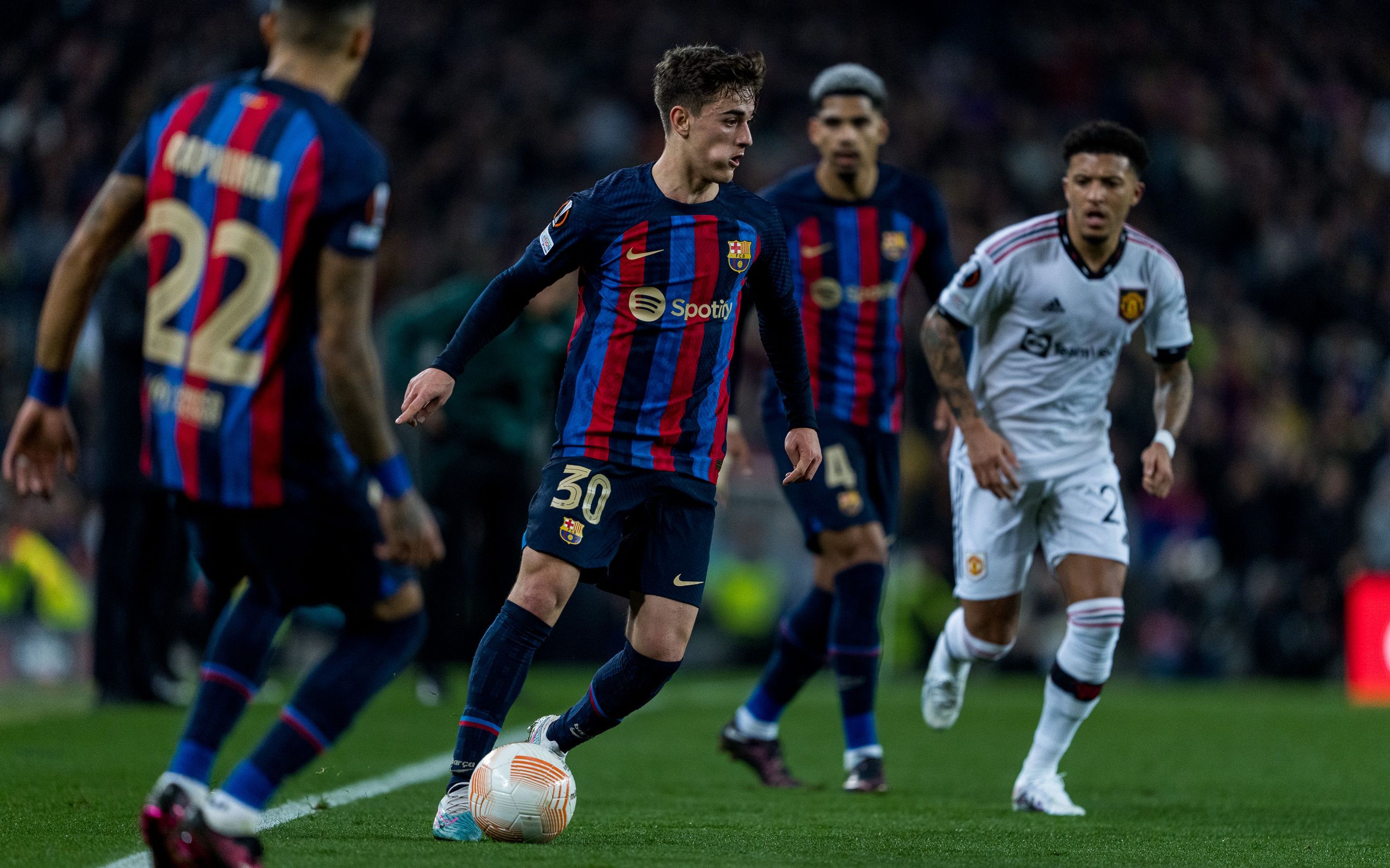 Barça v Manchester United in photos