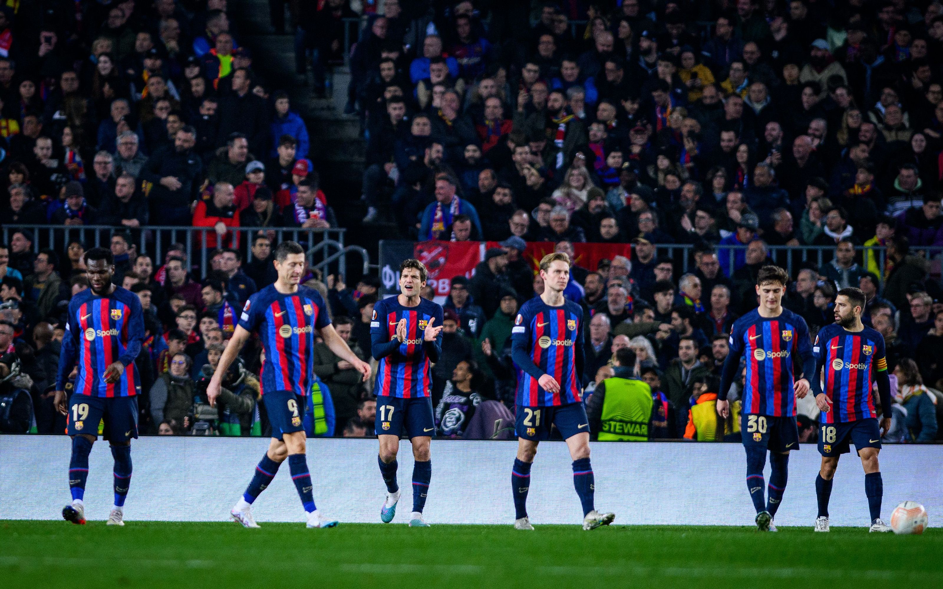 Barça v Manchester United in photos