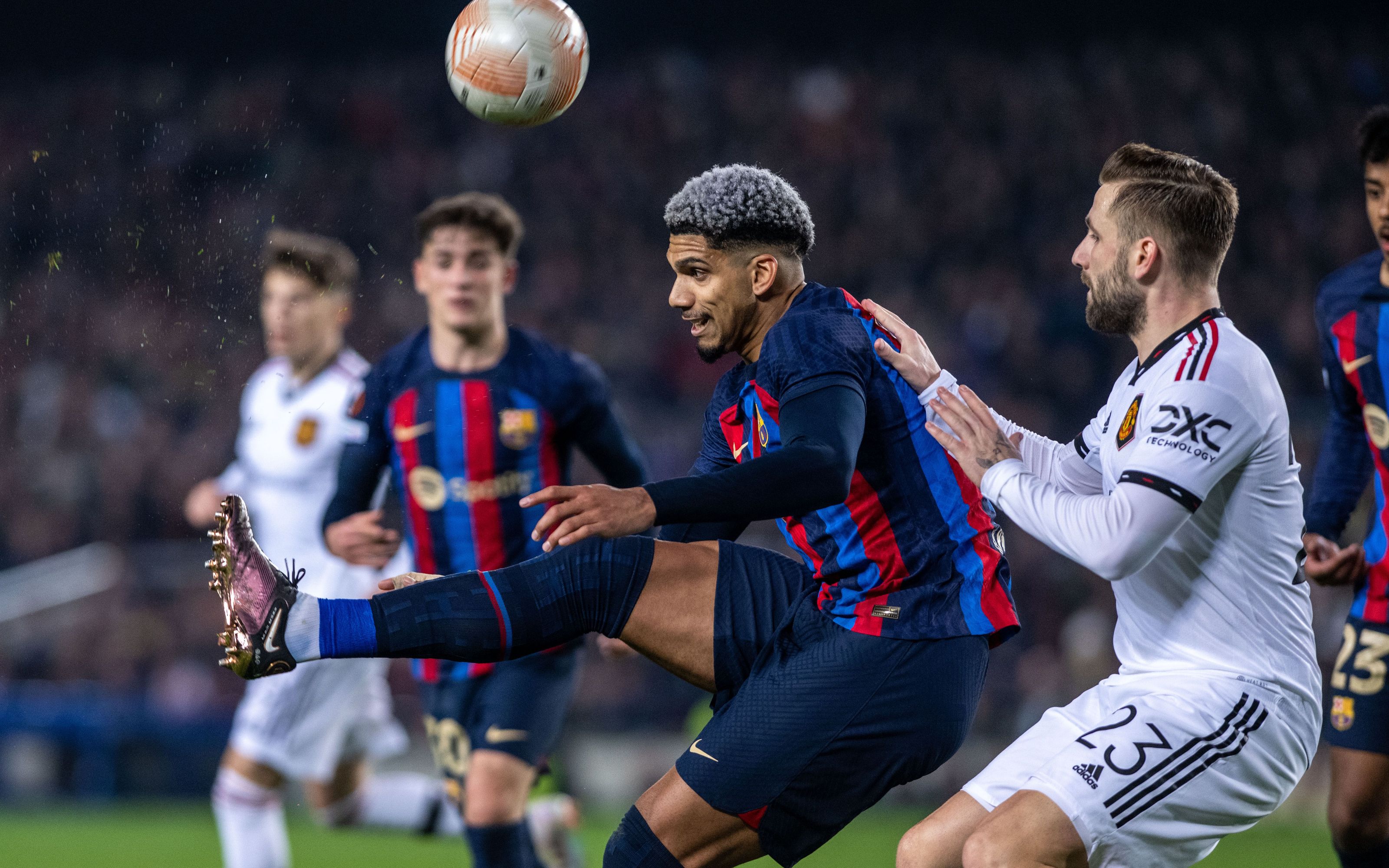 Barça v Manchester United in photos