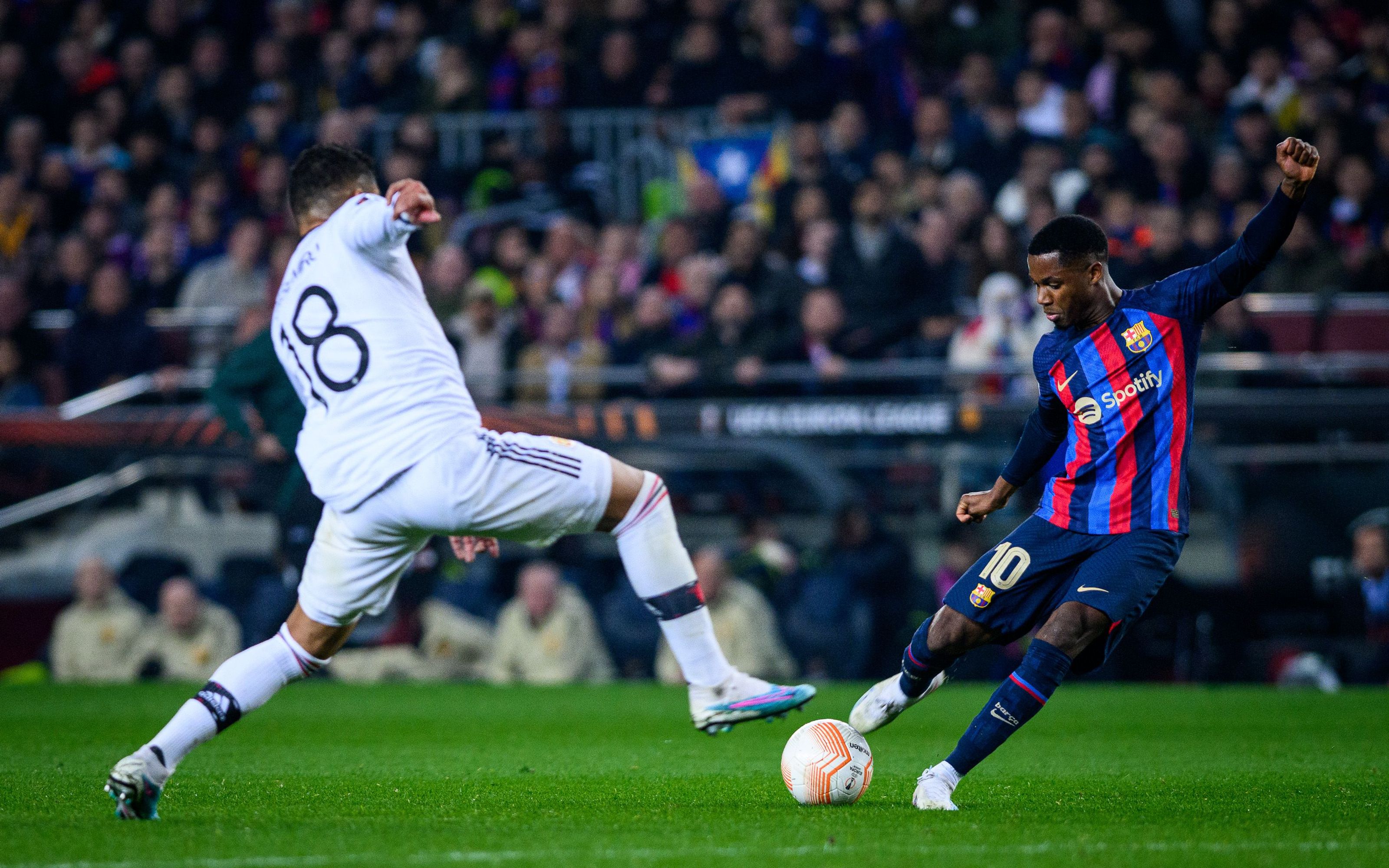 Barça v Manchester United in photos