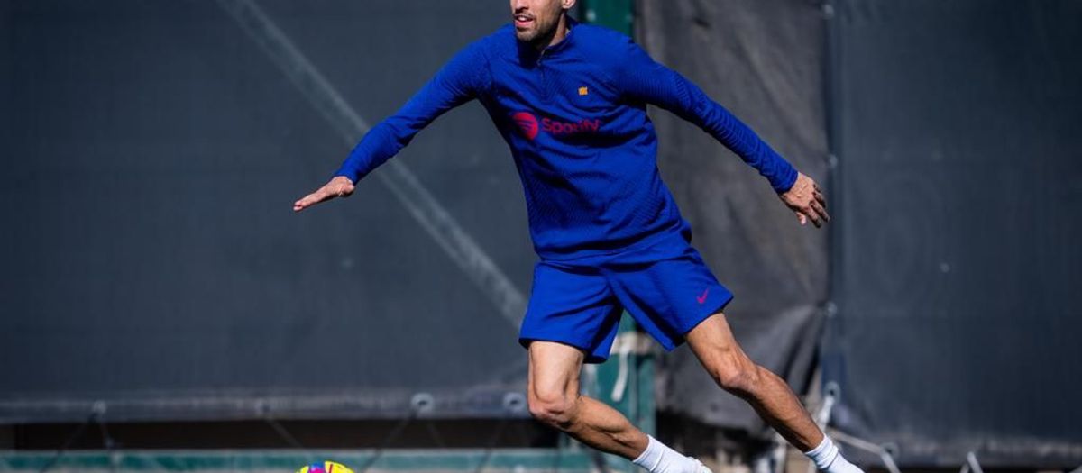 Sergio Busquets, de retour dans le groupe pour la réception de Cadix