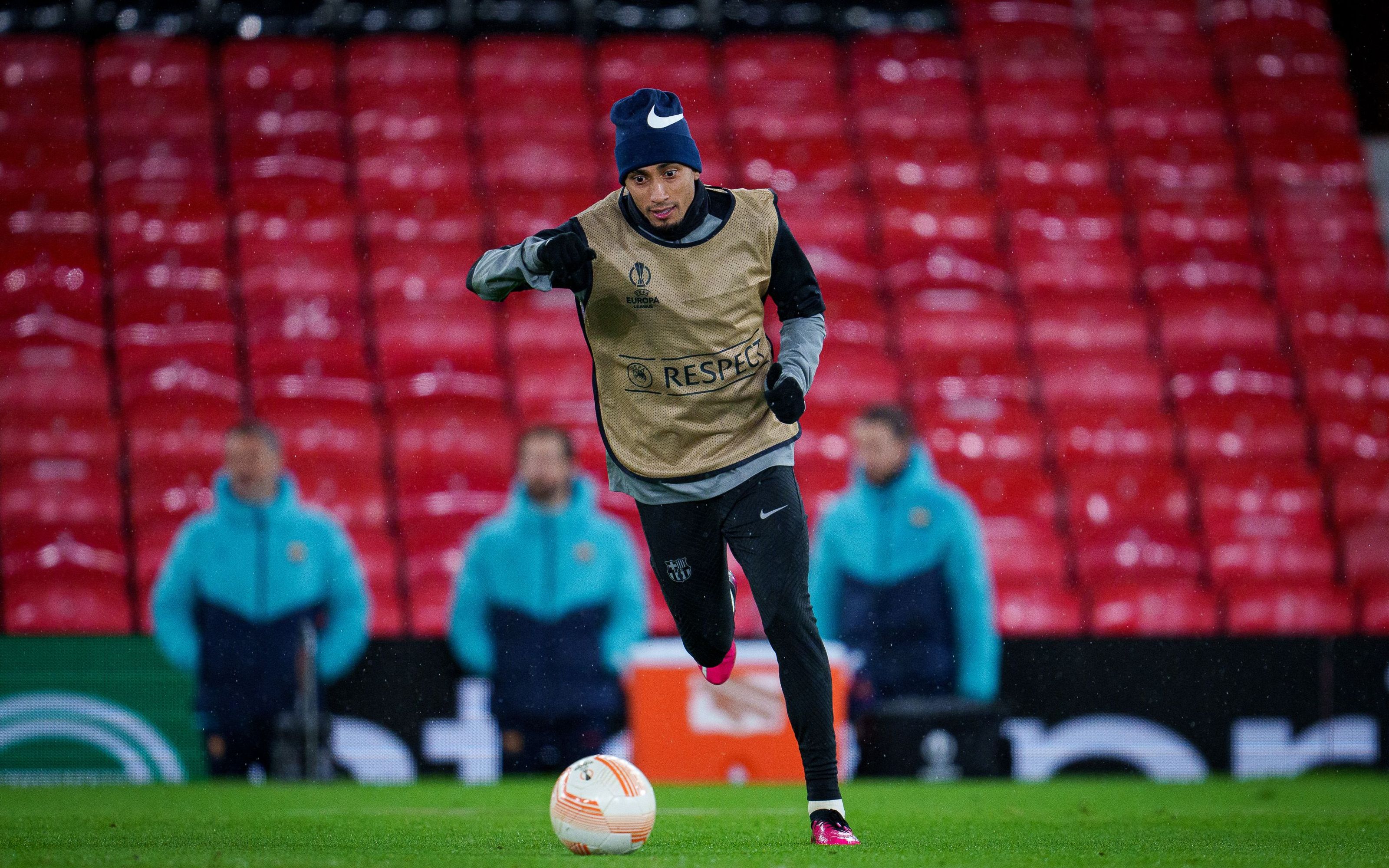 The training session at Old Trafford in photos