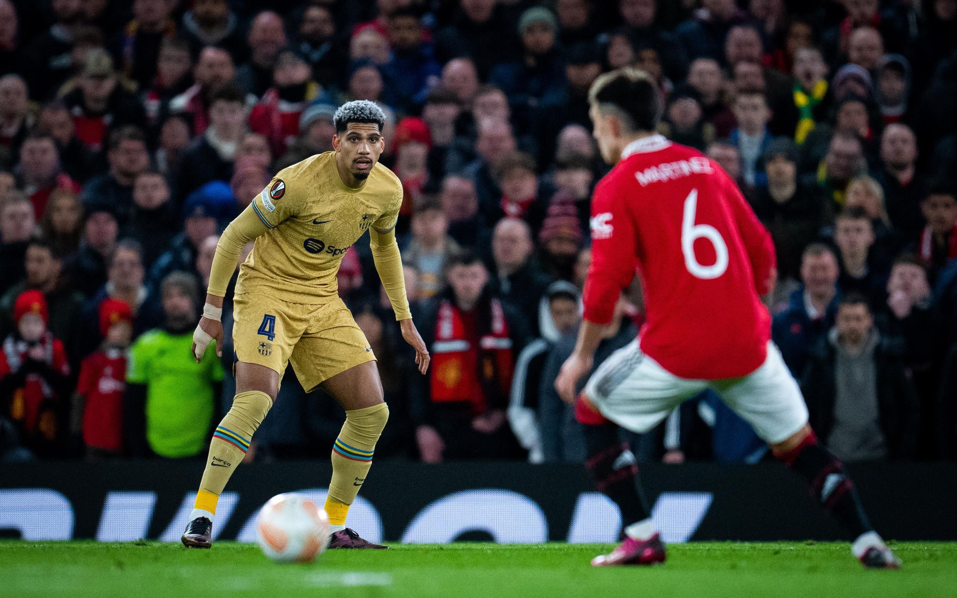 Manchester United v Barça in photos