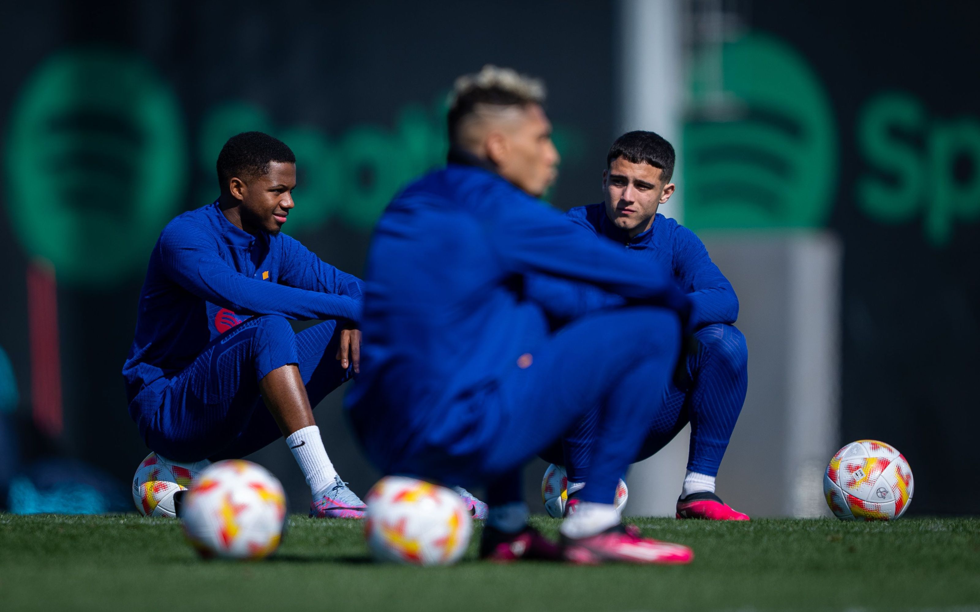 El entrenamiento previo al Clásico de Copa, en imágenes (01/03/2023)