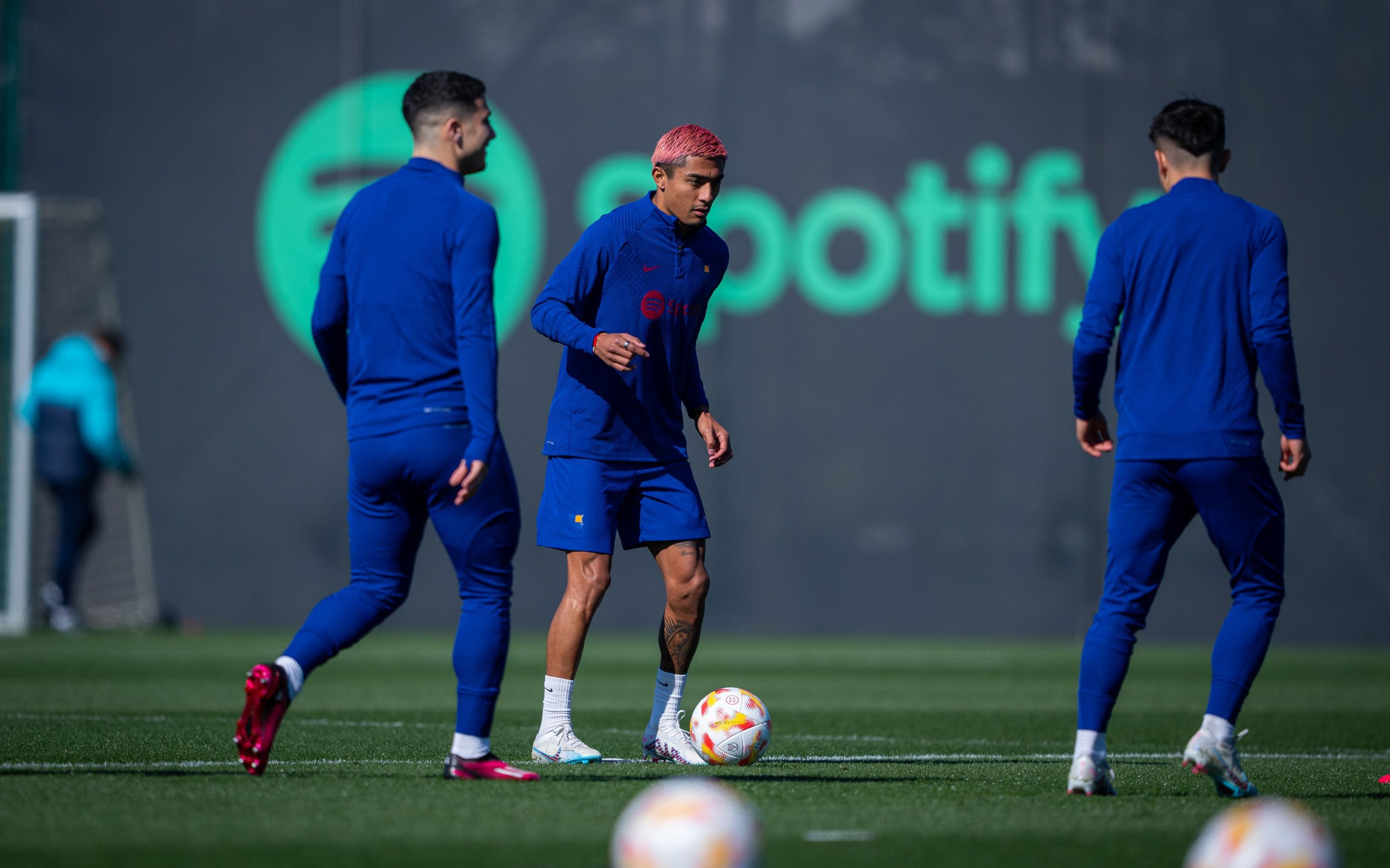 El entrenamiento previo al Clásico de Copa, en imágenes (01/03/2023)