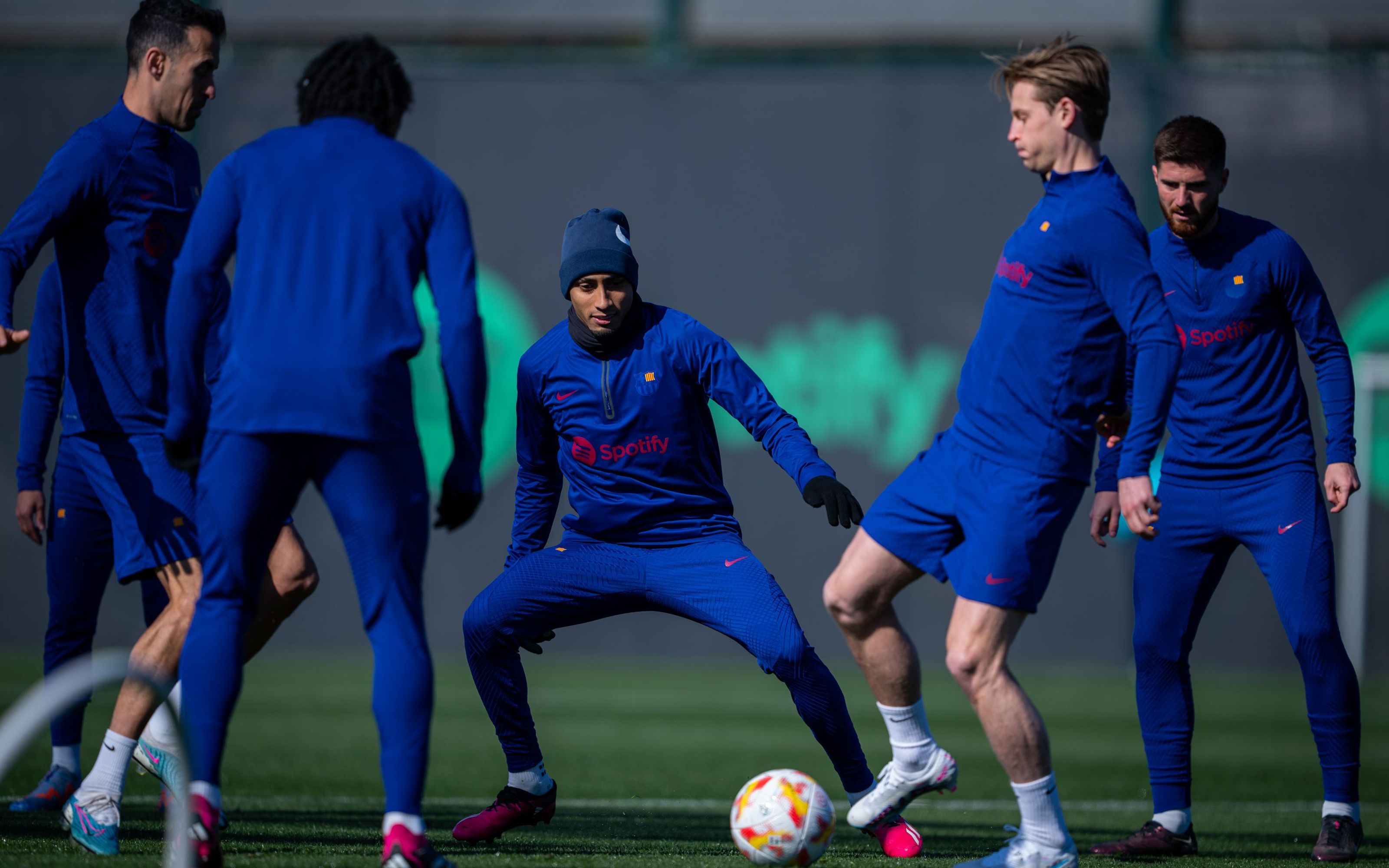 El entrenamiento previo al Clásico de Copa, en imágenes (01/03/2023)