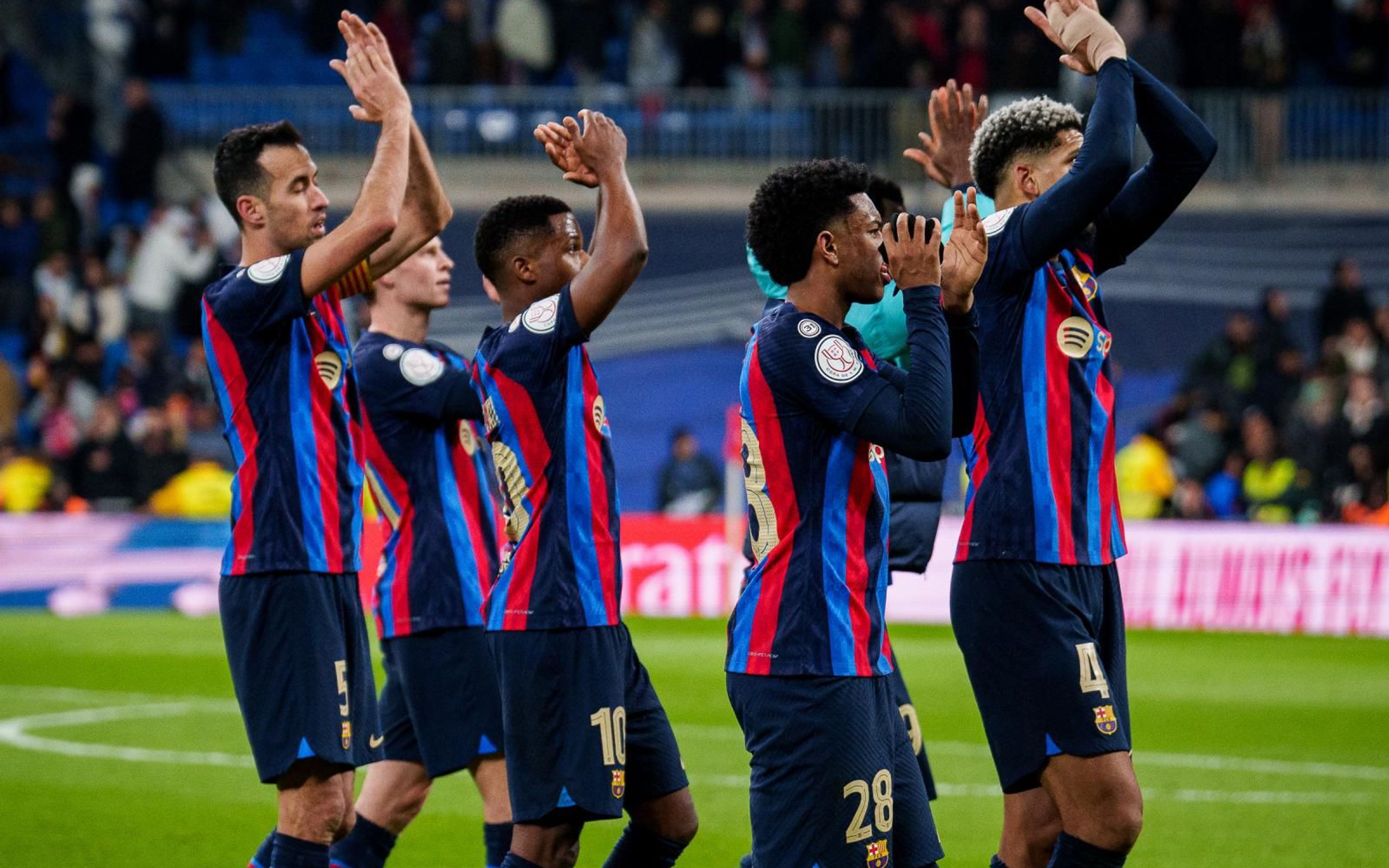 The photos from the Clásico win in the Bernabéu
