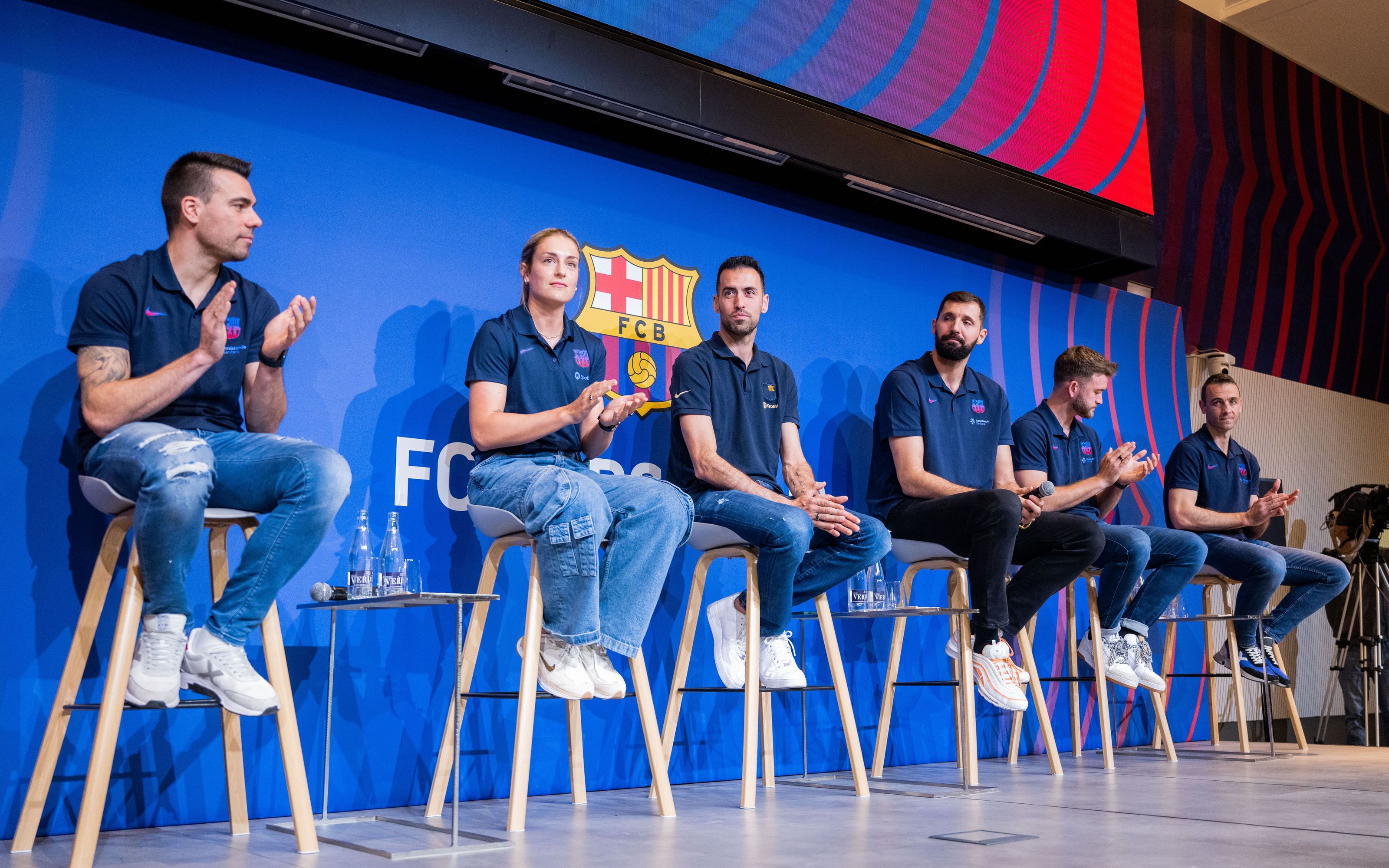 Historic meeting of Barça captains