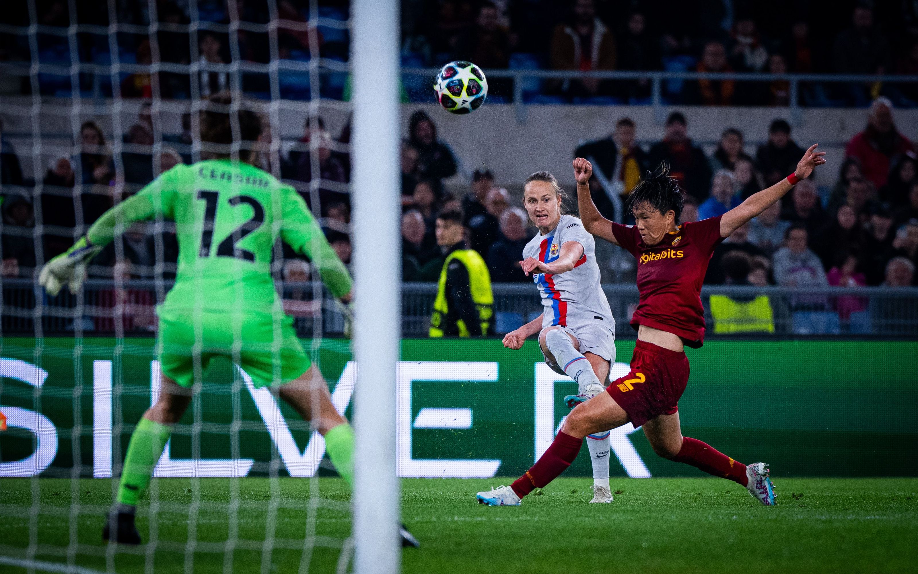 AS Roma - FC Barcelona (0-1) Ida cuartos de final WUCL