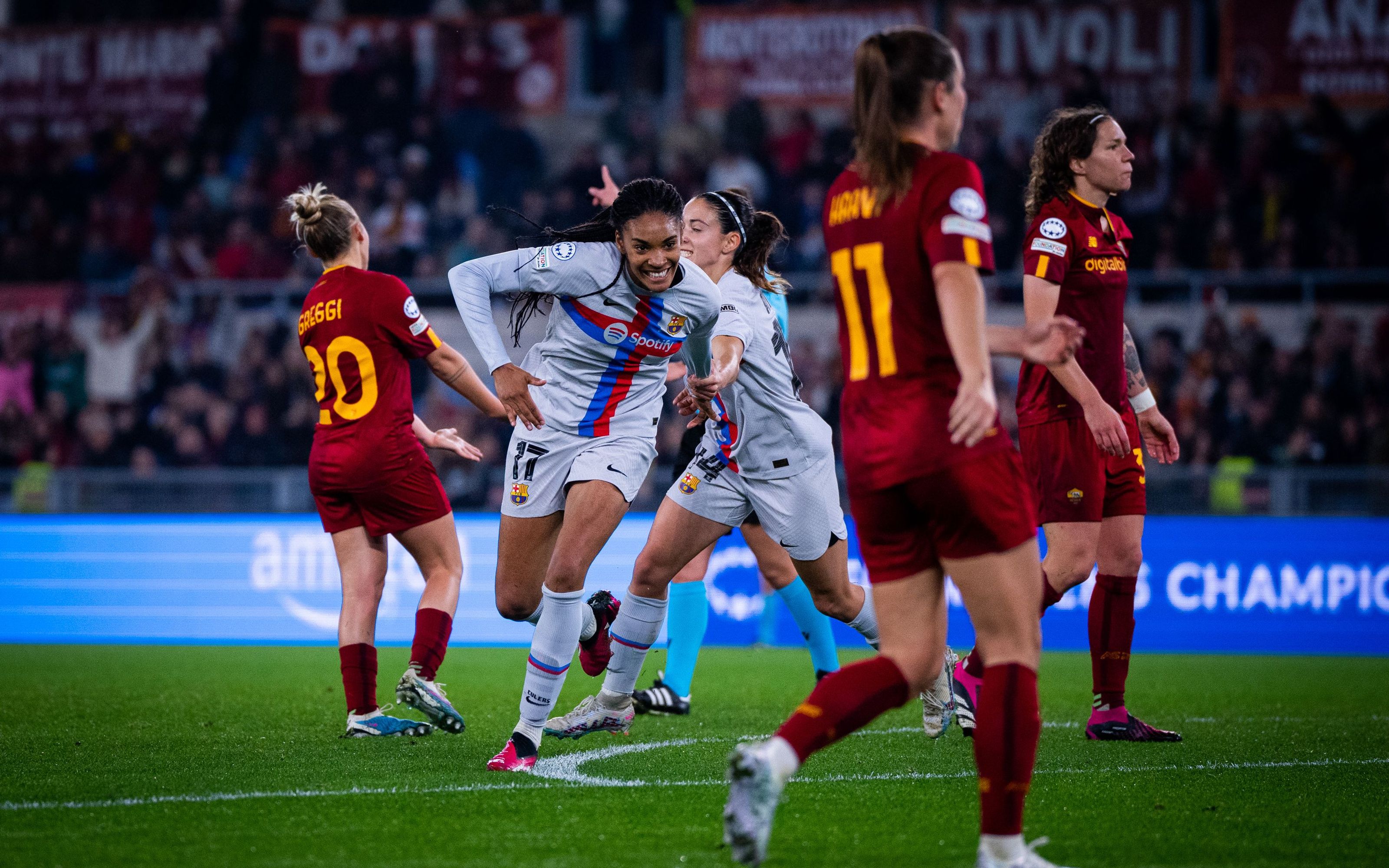 AS Roma - FC Barcelona (0-1) Ida cuartos de final WUCL