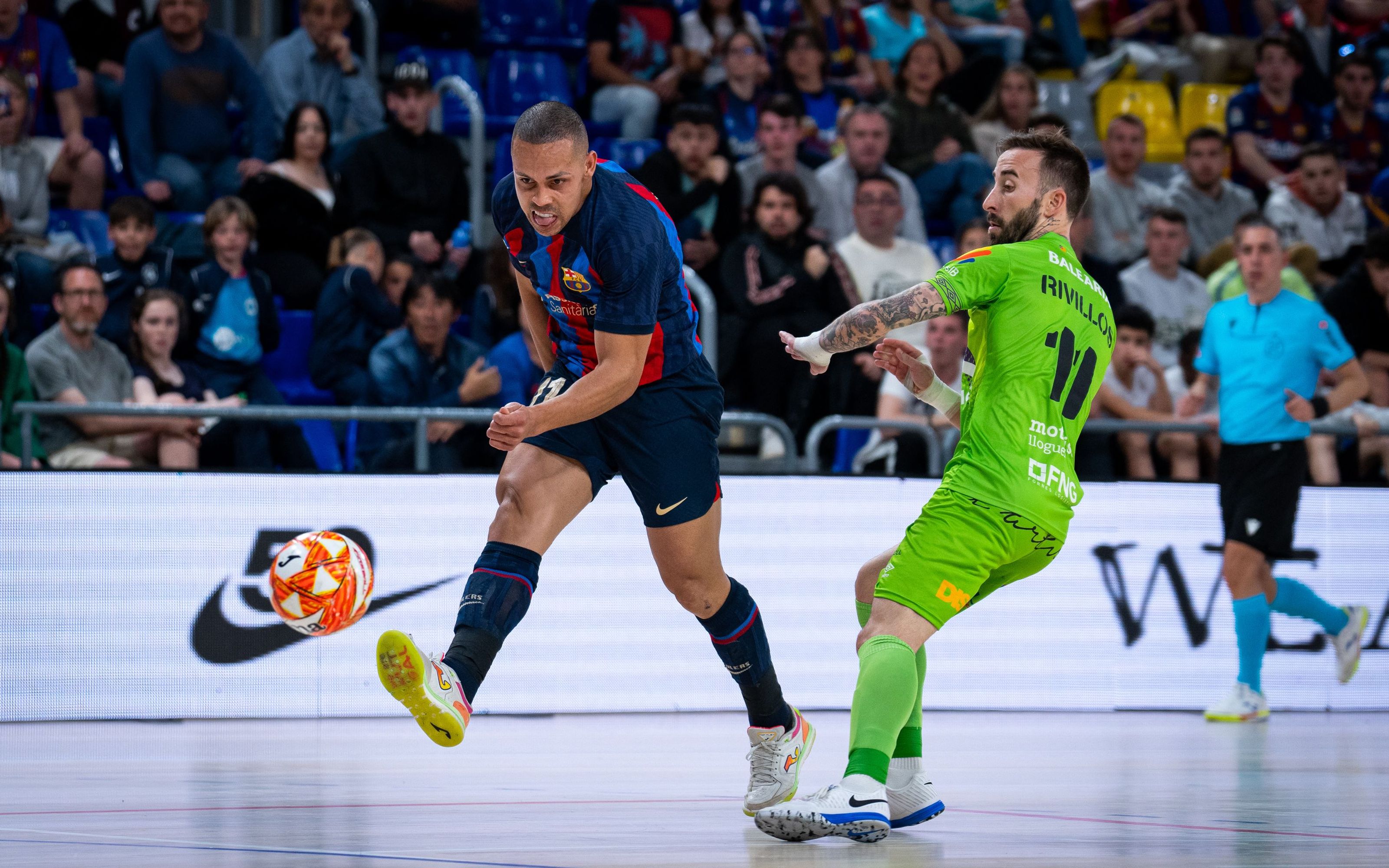 Barça 4-4 Palma Futsal