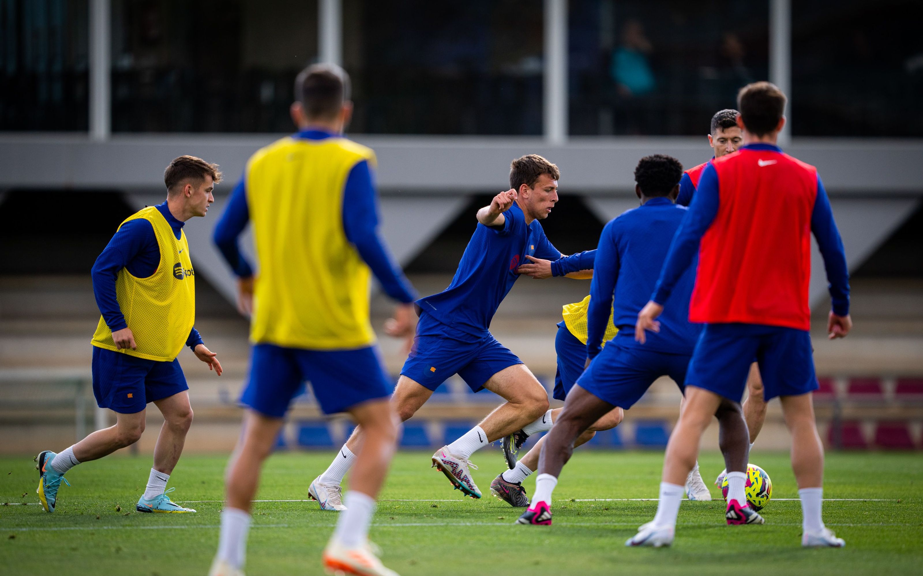 Training ahead of Getafe clash