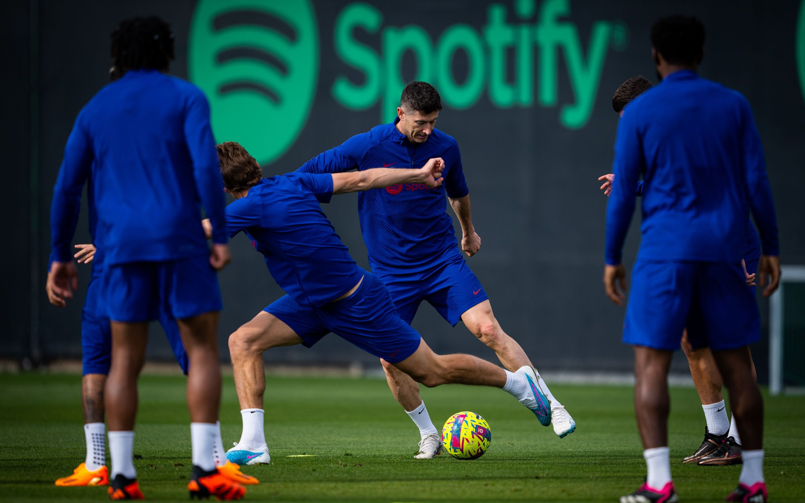 Entraînement de préparation avant le voyage à Getafe